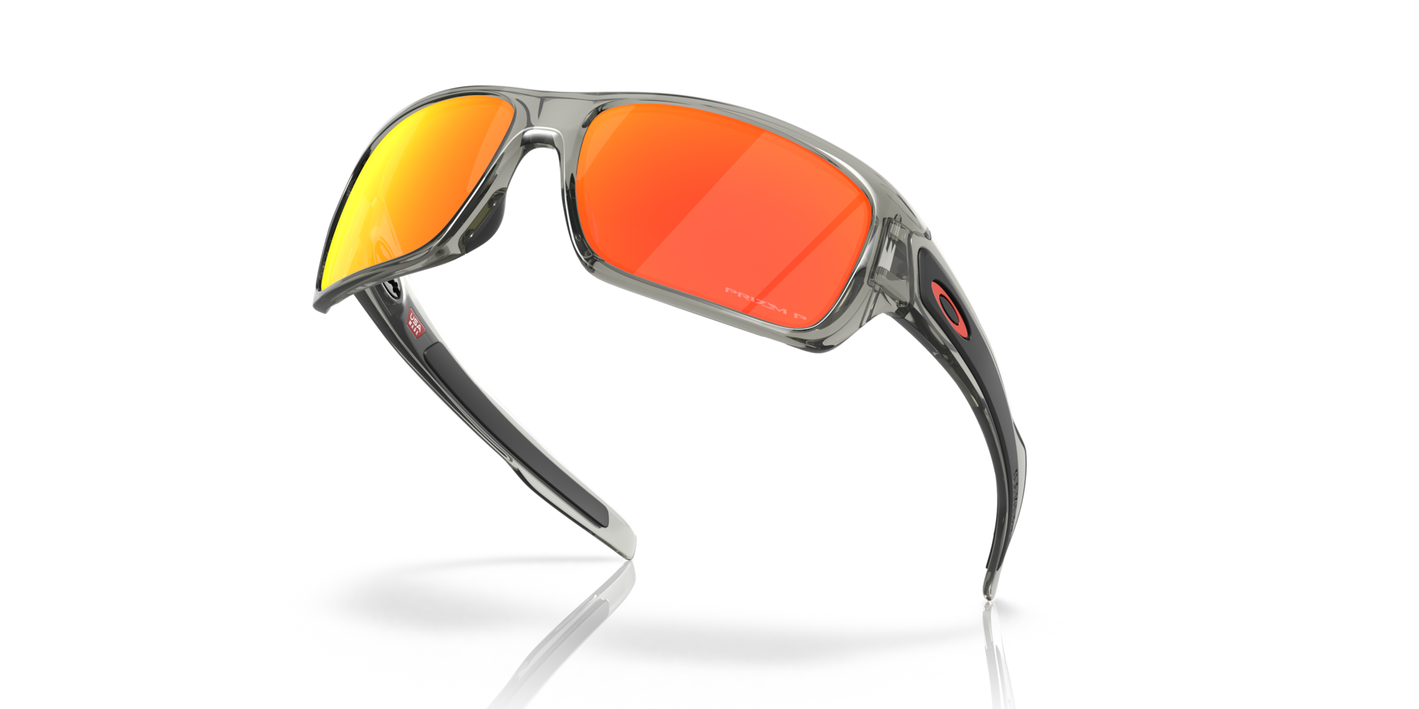 Turbine Prizm Ruby Polarized Lenses, Grey Ink Frame Sunglasses | Oakley® US