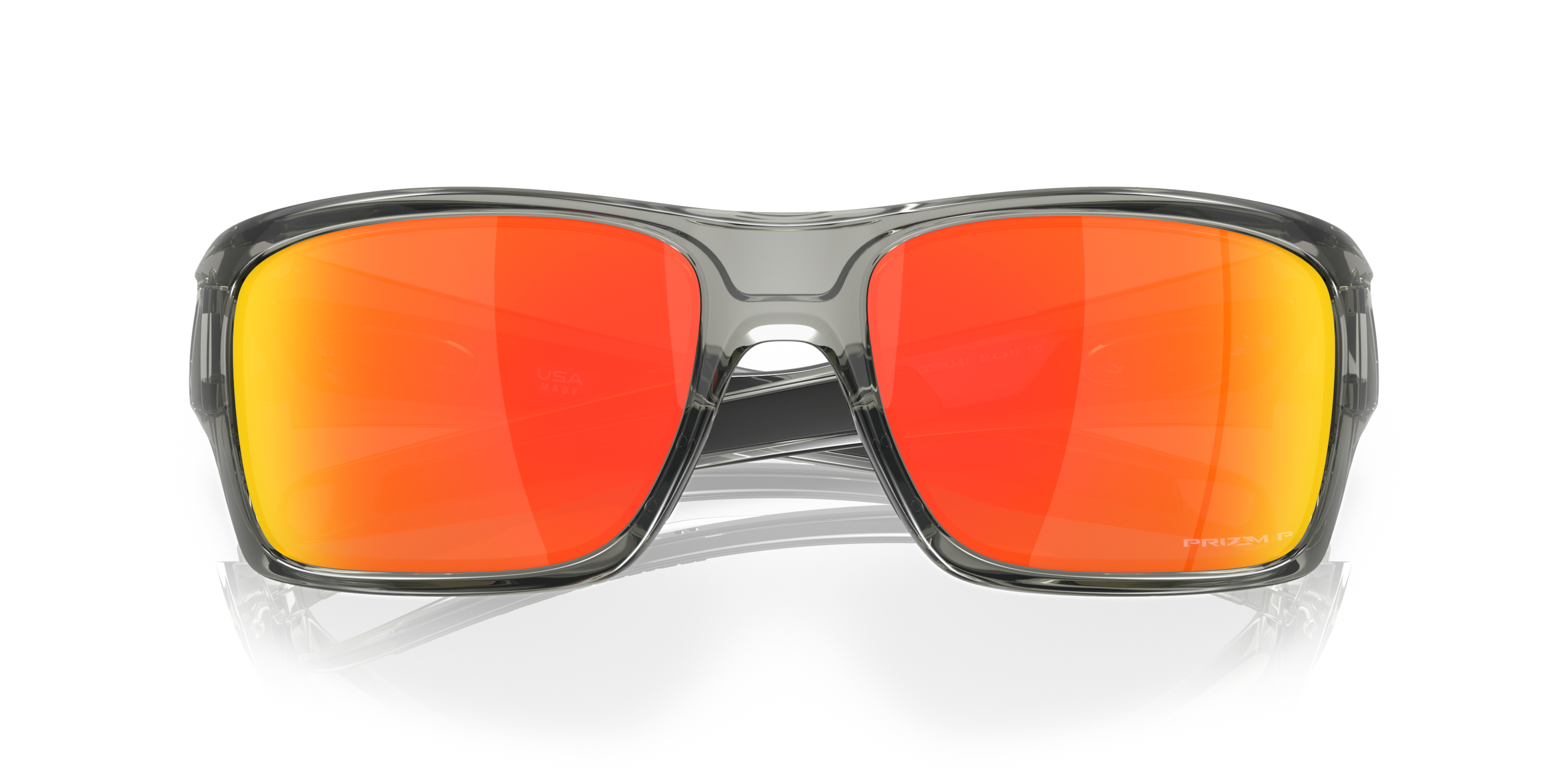 Turbine Prizm Ruby Polarized Lenses, Grey Ink Frame Sunglasses | Oakley® US