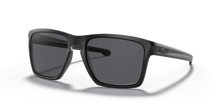 Sliver™ XL Grey Polarized Lenses, Matte Black Frame Sunglasses | Oakley® US