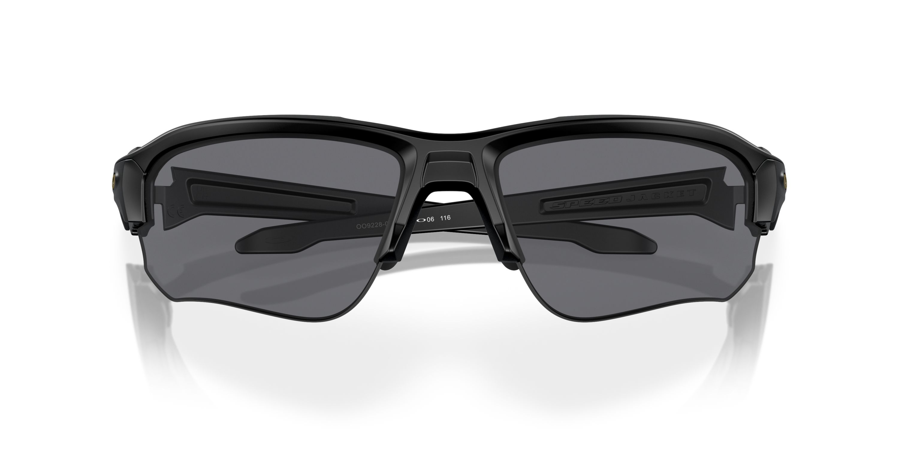 Standard Issue Speed Jacket™ Grey Lenses, Matte Black Frame Sunglasses ...