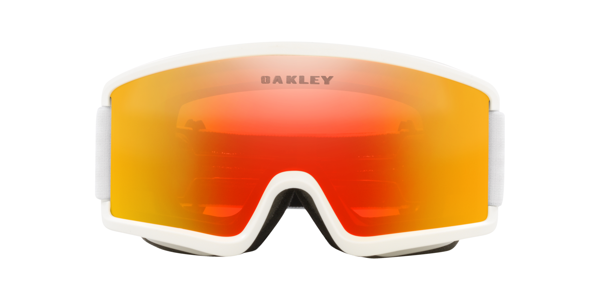 Oakley Target Line S Snow Goggles - Matte White - Fire Iridium - OO7122 ...