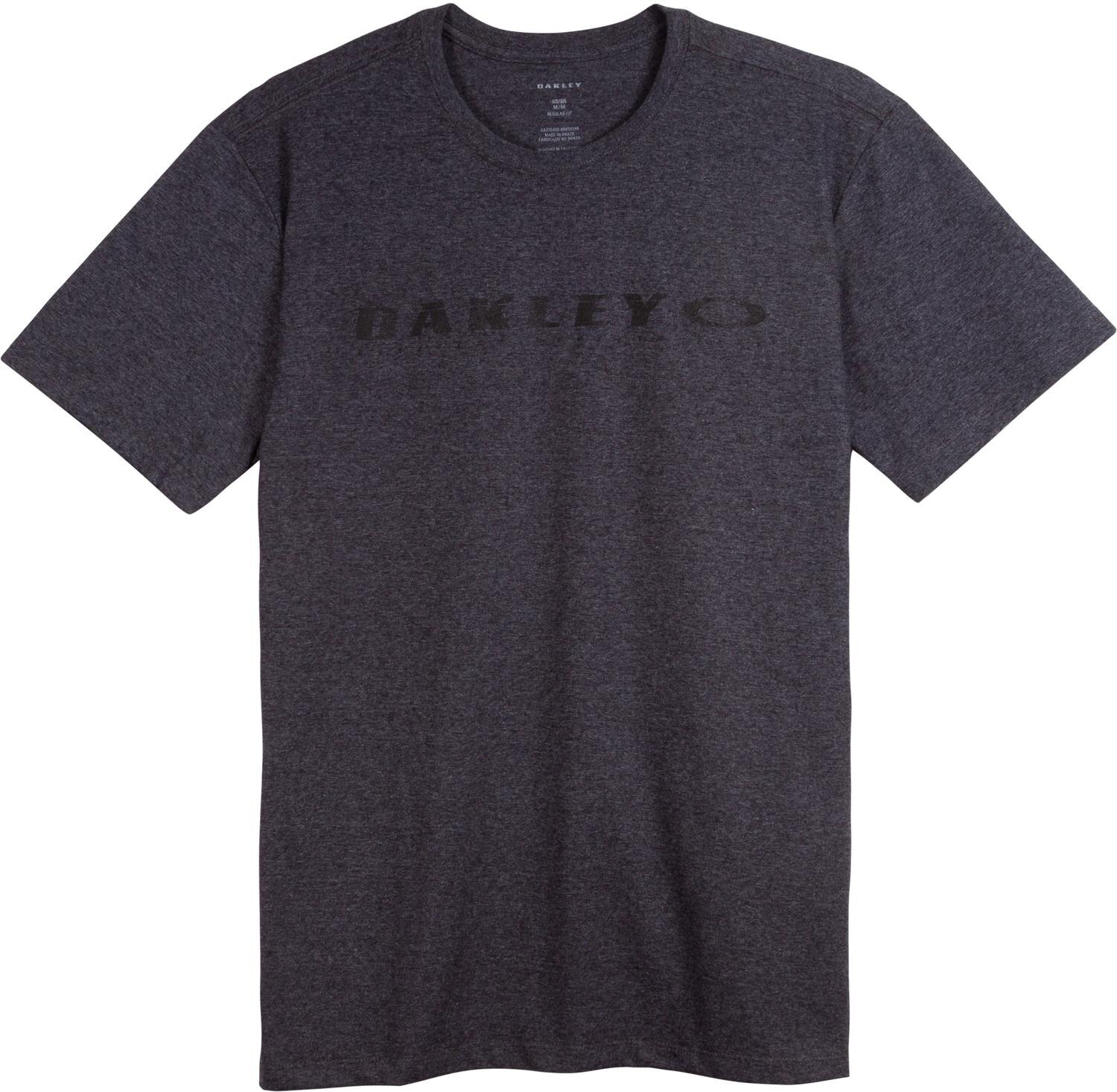 Oakley Camiseta Speed Lettering Washed Tee - Jet Black Heather | Oakley® BR