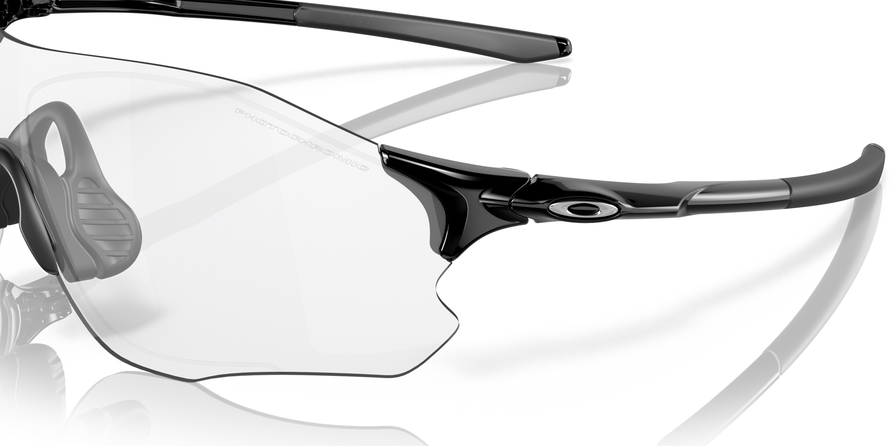 Oakley EVZero™ Path® Sunglasses with Polished Black Frame and Clear to ...