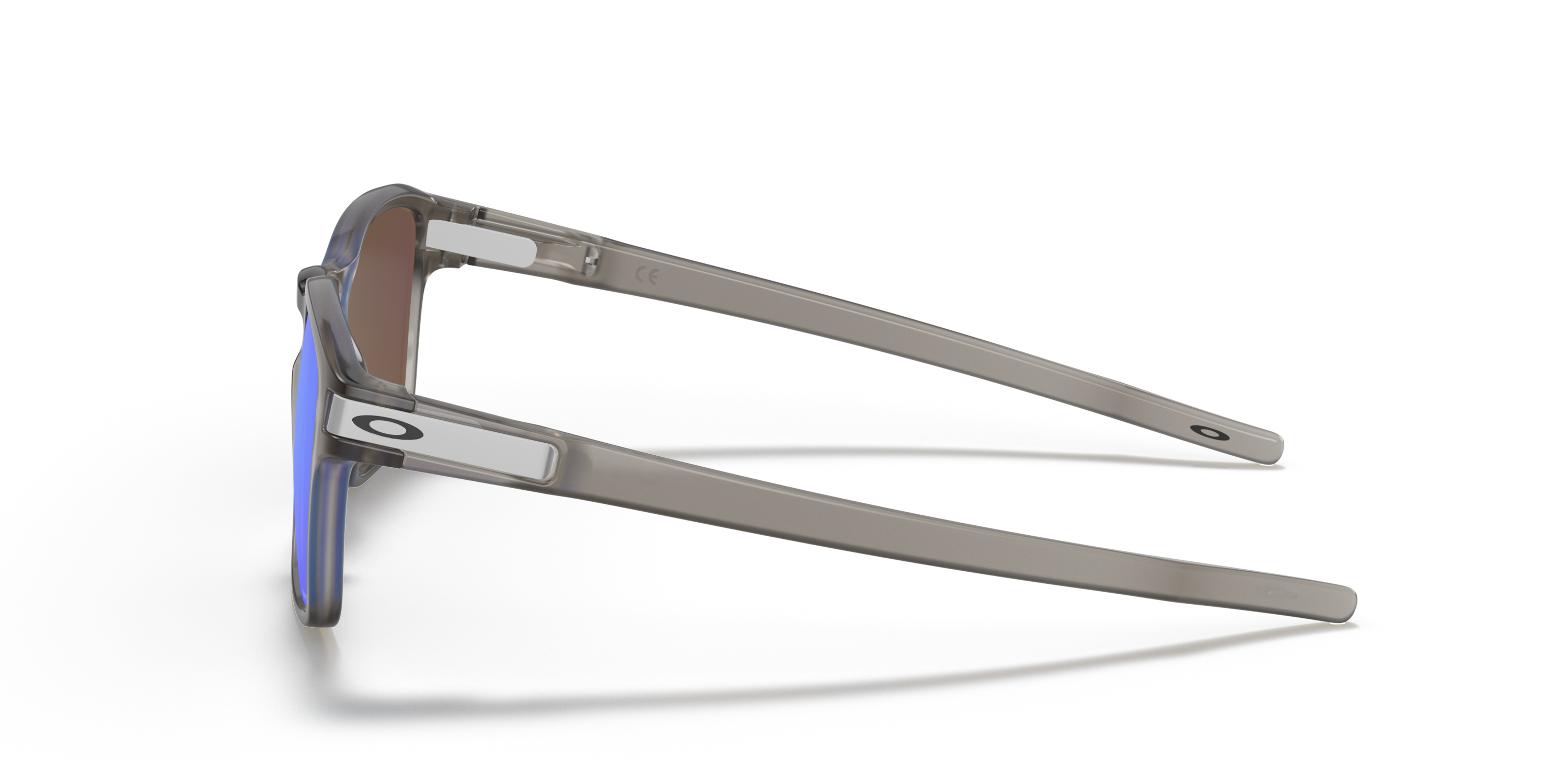 Oakley Latch™ Square (Low Bridge Fit) Sunglasses with Matte Grey Ink ...