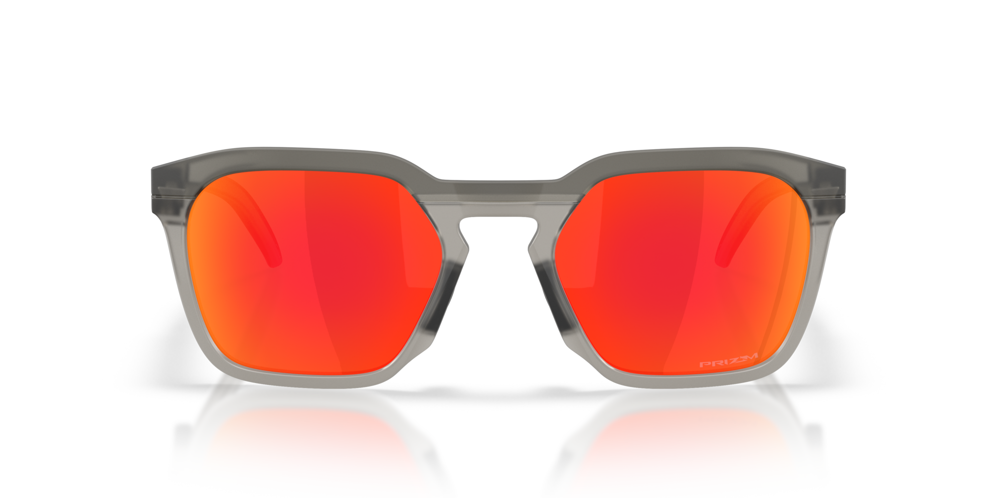 HSTN SQ Prizm Ruby Lenses, Matte Grey Smoke Frame Sunglasses | Oakley® GB