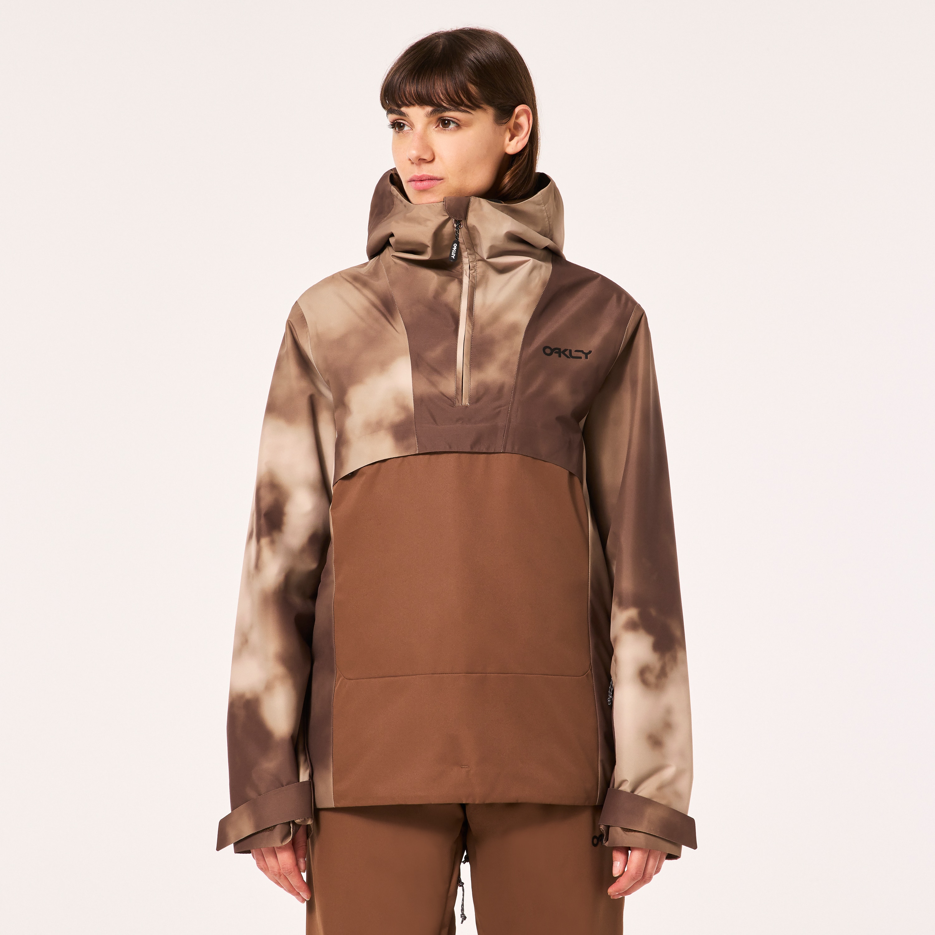 Oakley Holly Anorak - Brown Clouds Print | Oakley® US