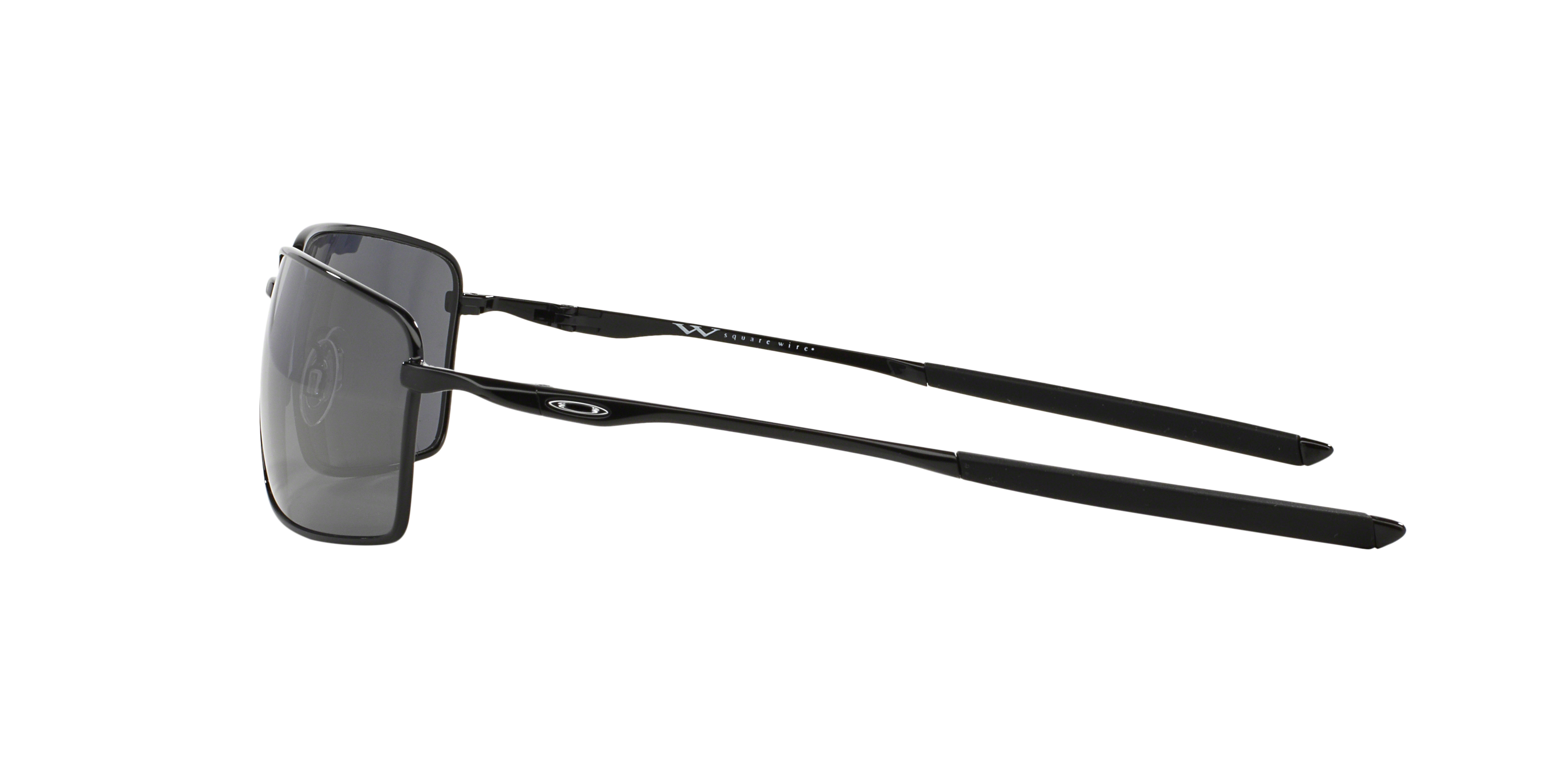 Oakley Square Wire™ Sunglasses with Polished Black Frame and Black ...