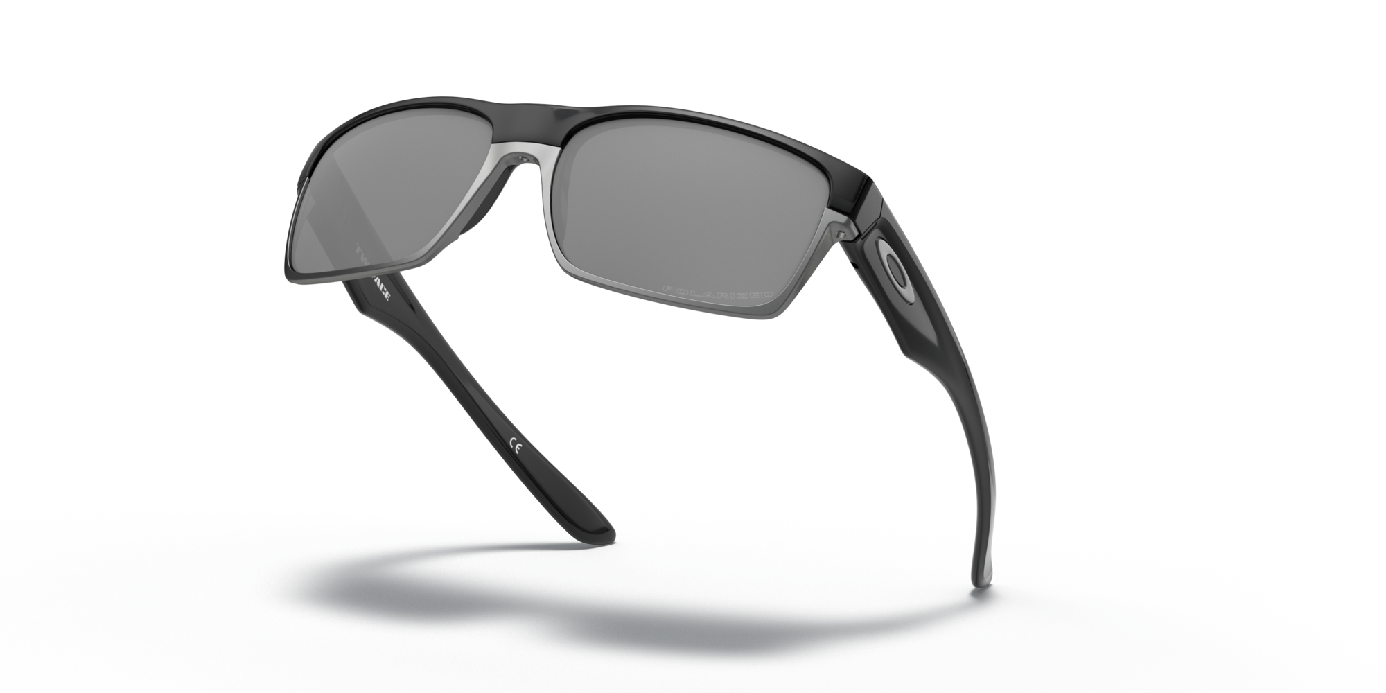 TwoFace™ (Low Bridge Fit) Black Iridium Polarized Lenses, Polished ...