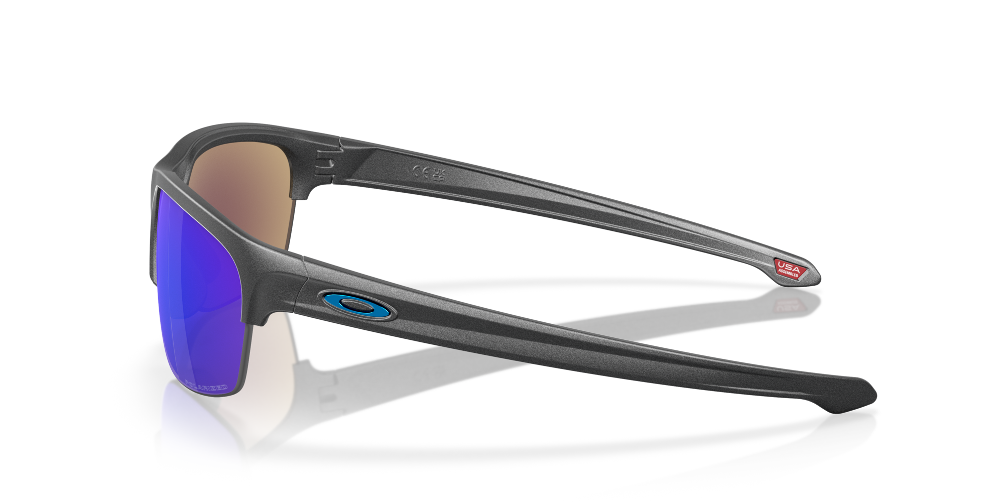 Sliver™ Edge Sapphire Iridium Polarized Lenses, Steel Frame Sunglasses ...