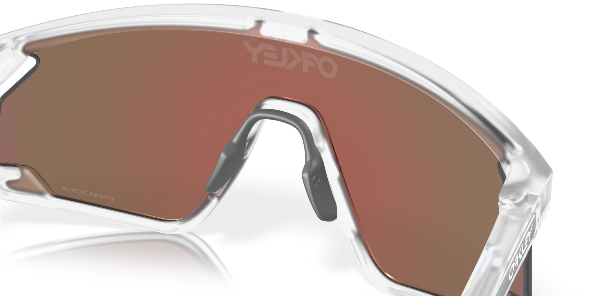 BXTR Metal Prizm Violet Lenses, Matte Clear Frame Sunglasses | Oakley® US