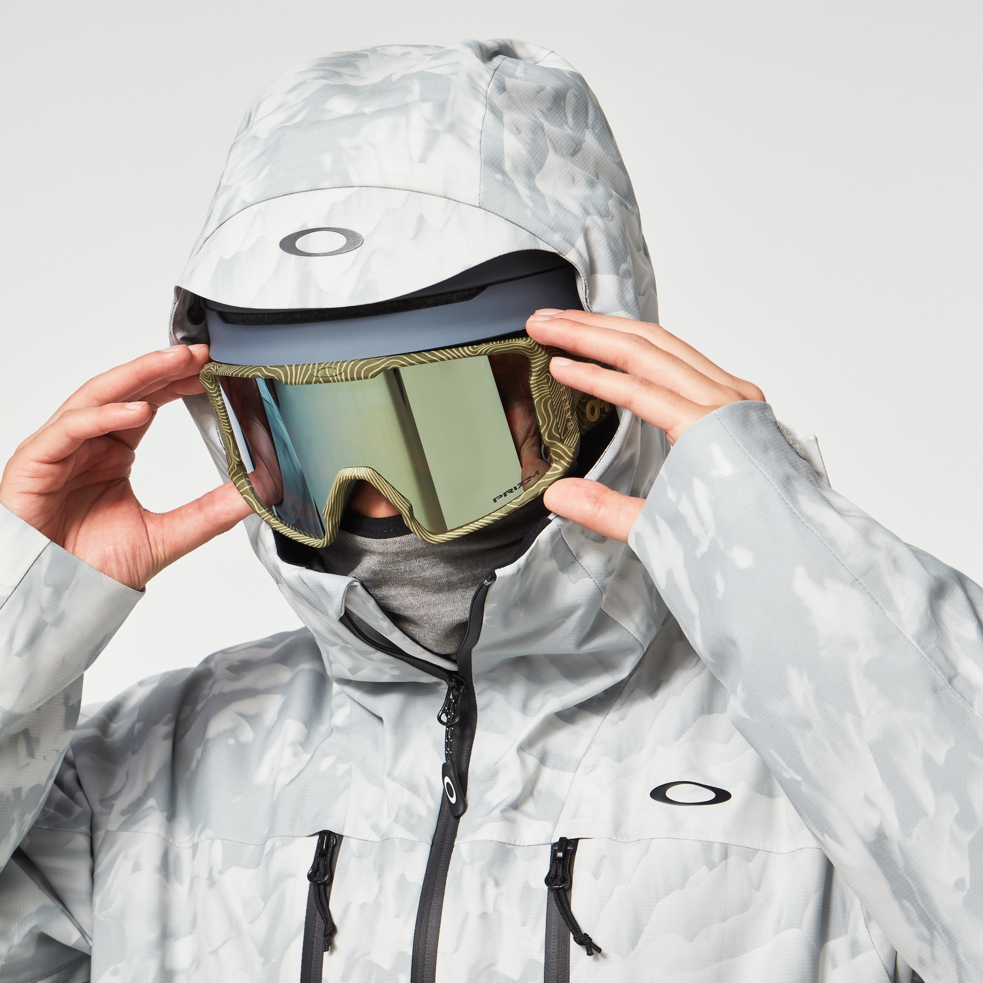 Oakley Tc Earth Shell Jacket - Grey Mountain Tie Dye Pt | Oakley® AU