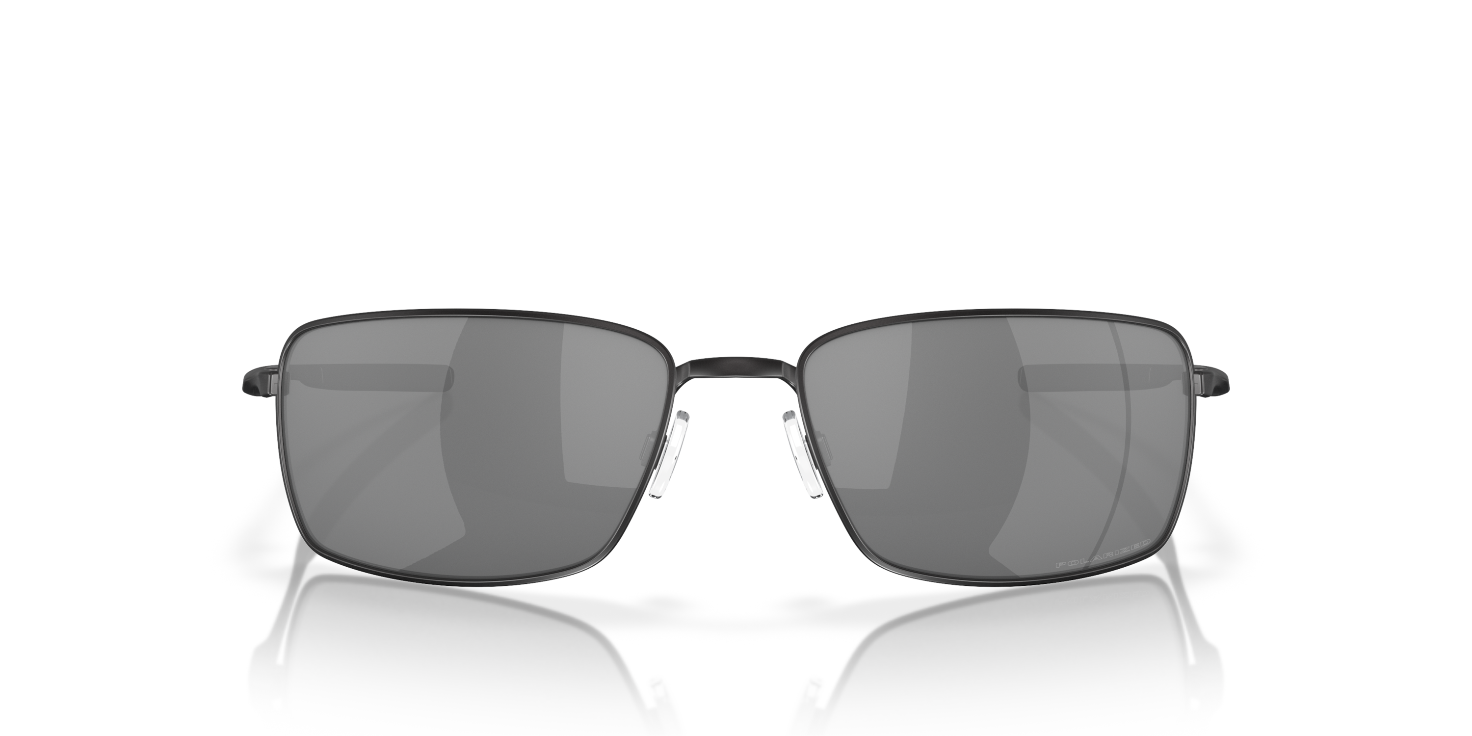 Oakley Square Wire™ Sunglasses with Matte Black Frame and Black Iridium ...