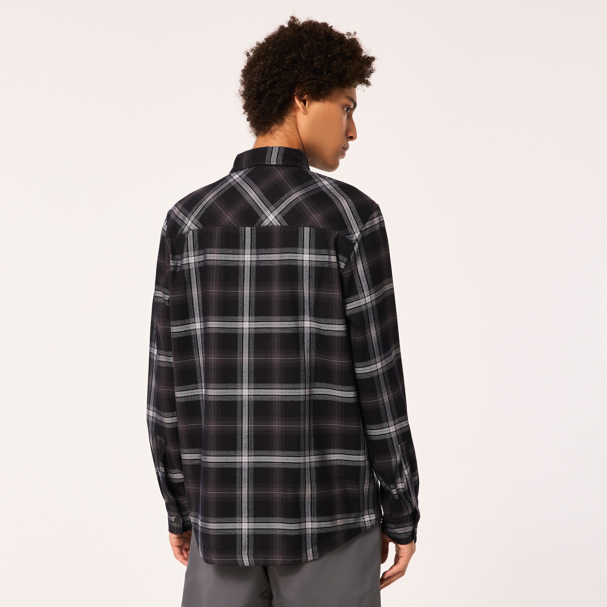 Oakley Tc Skull Flannel Shirt - Grey Check | Oakley® US