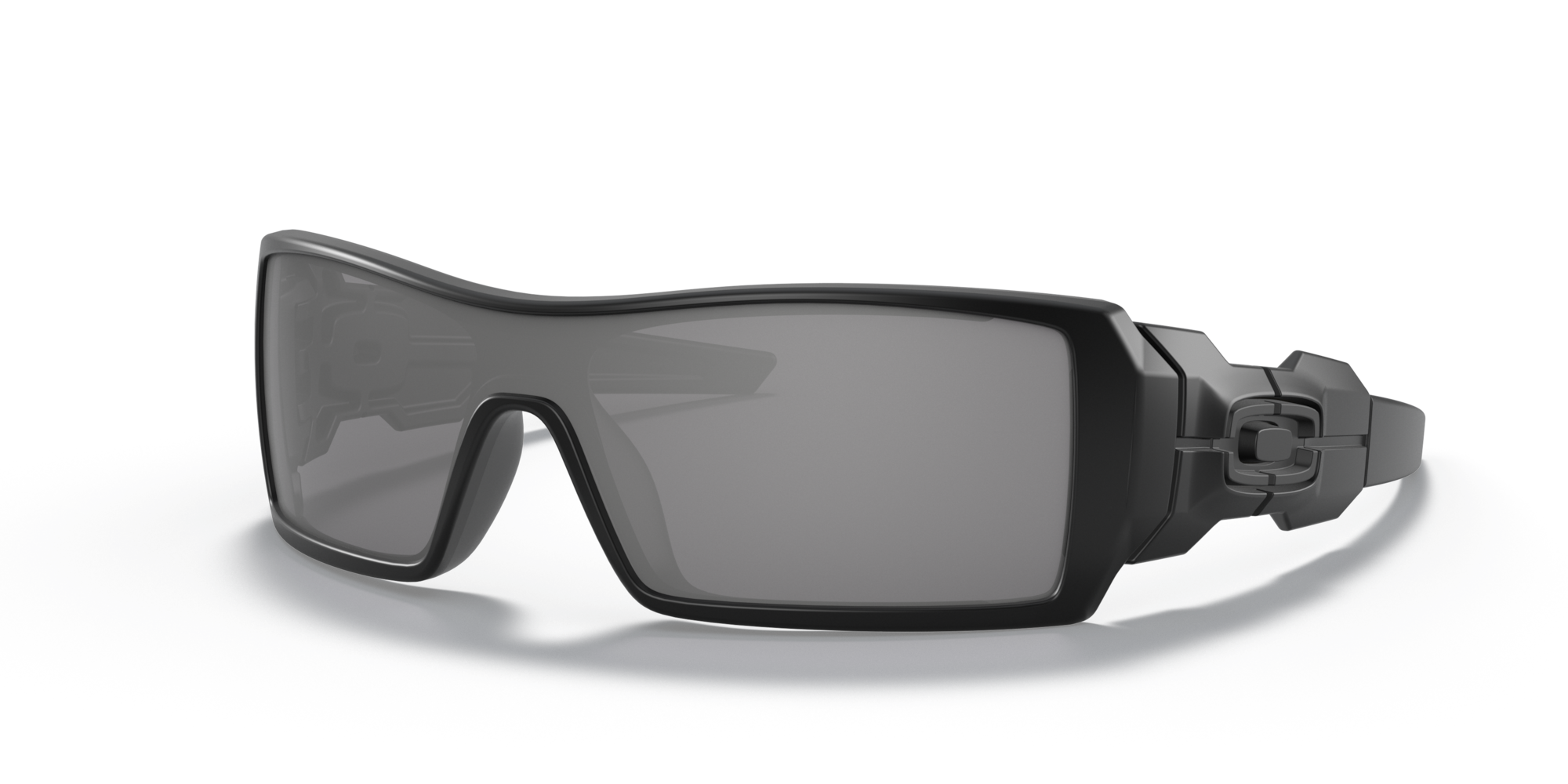 Oil Rig® Black Iridium Lenses, Matte Black Frame Sunglasses | Oakley® US