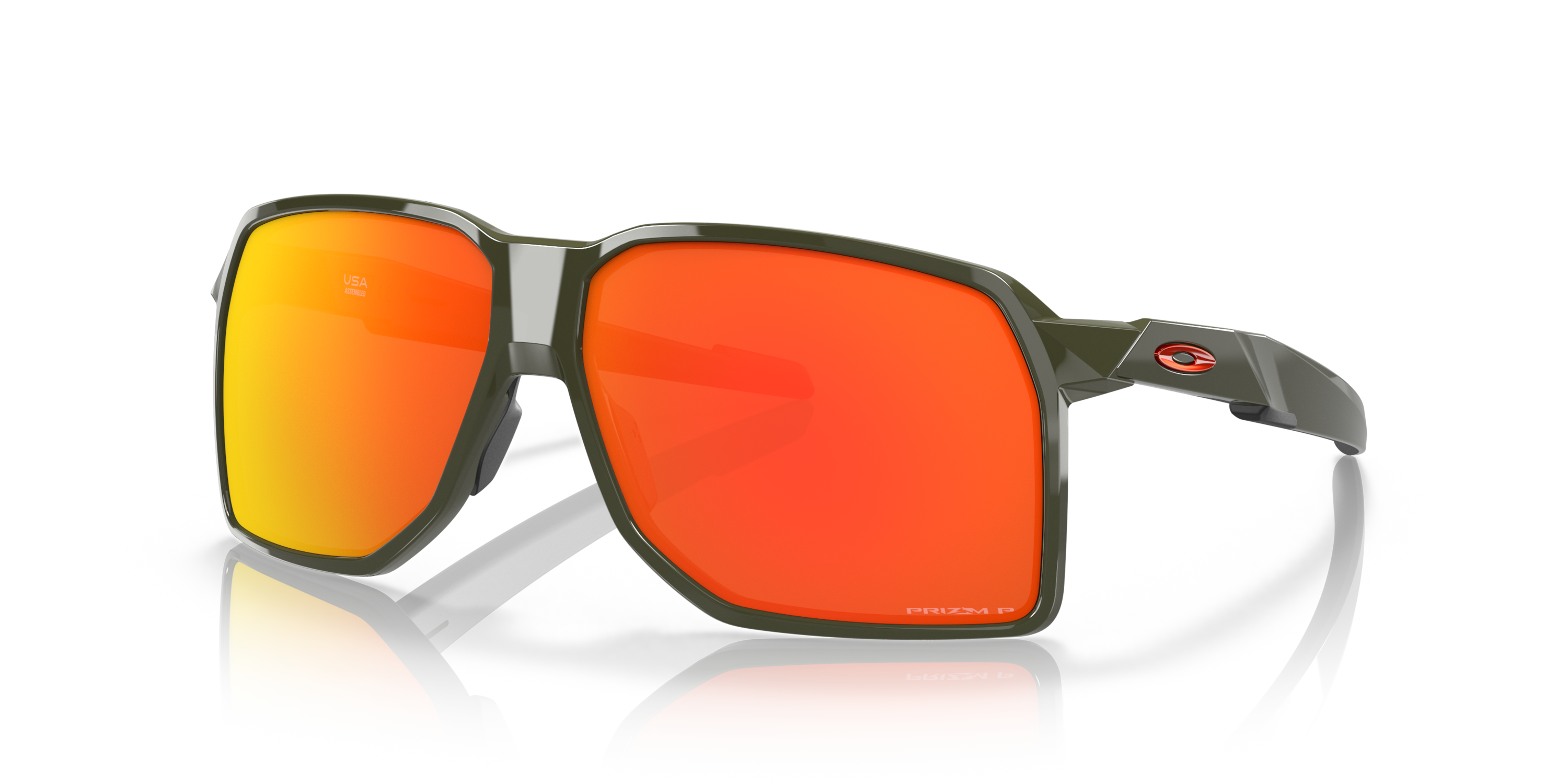 Portal Prizm Ruby Polarized Lenses, Moss Frame Sunglasses | Oakley® GB