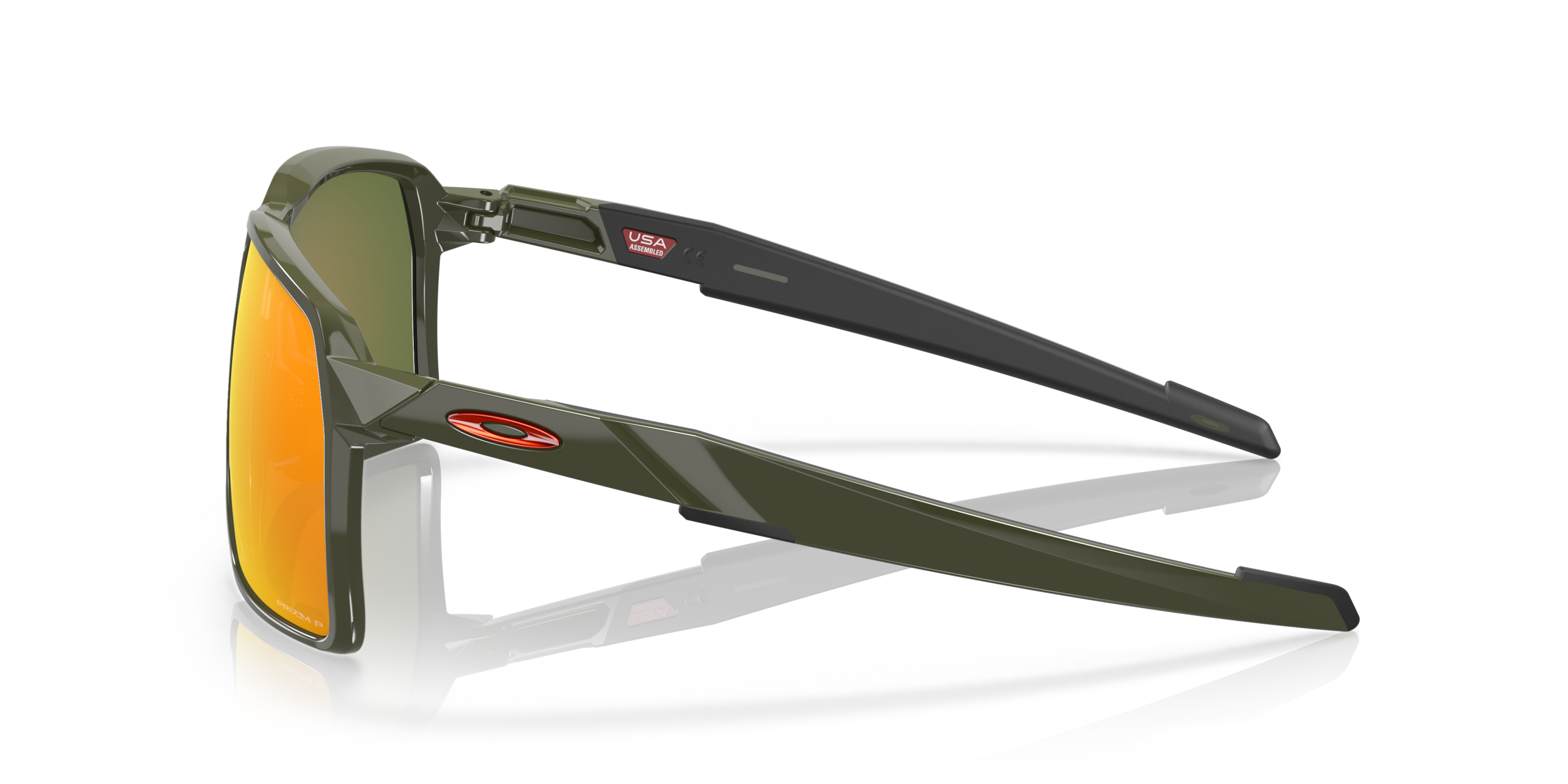 Portal Prizm Ruby Polarized Lenses, Moss Frame Sunglasses | Oakley® GB