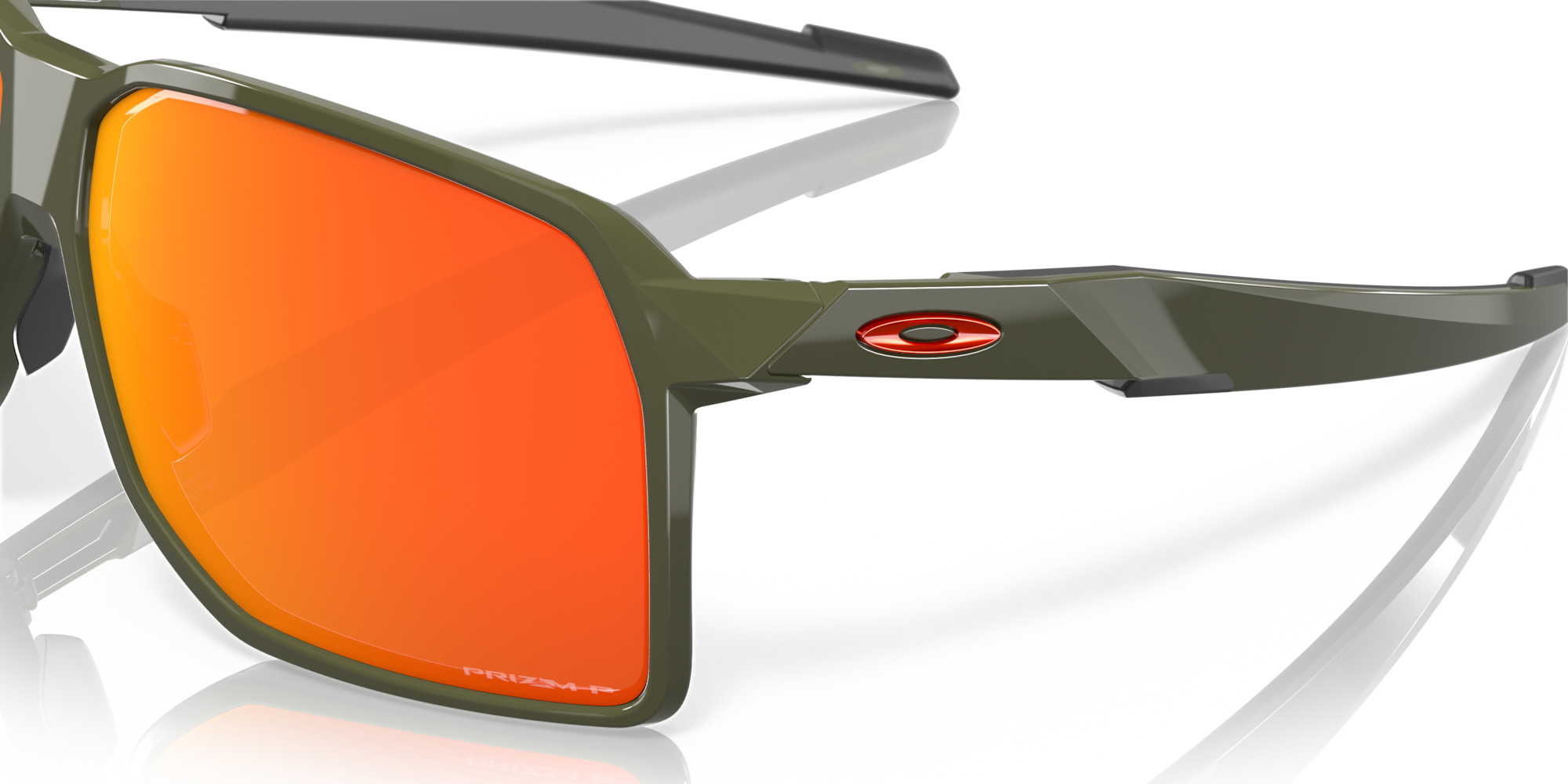 Portal Prizm Ruby Polarized Lenses, Moss Frame Sunglasses | Oakley® GB