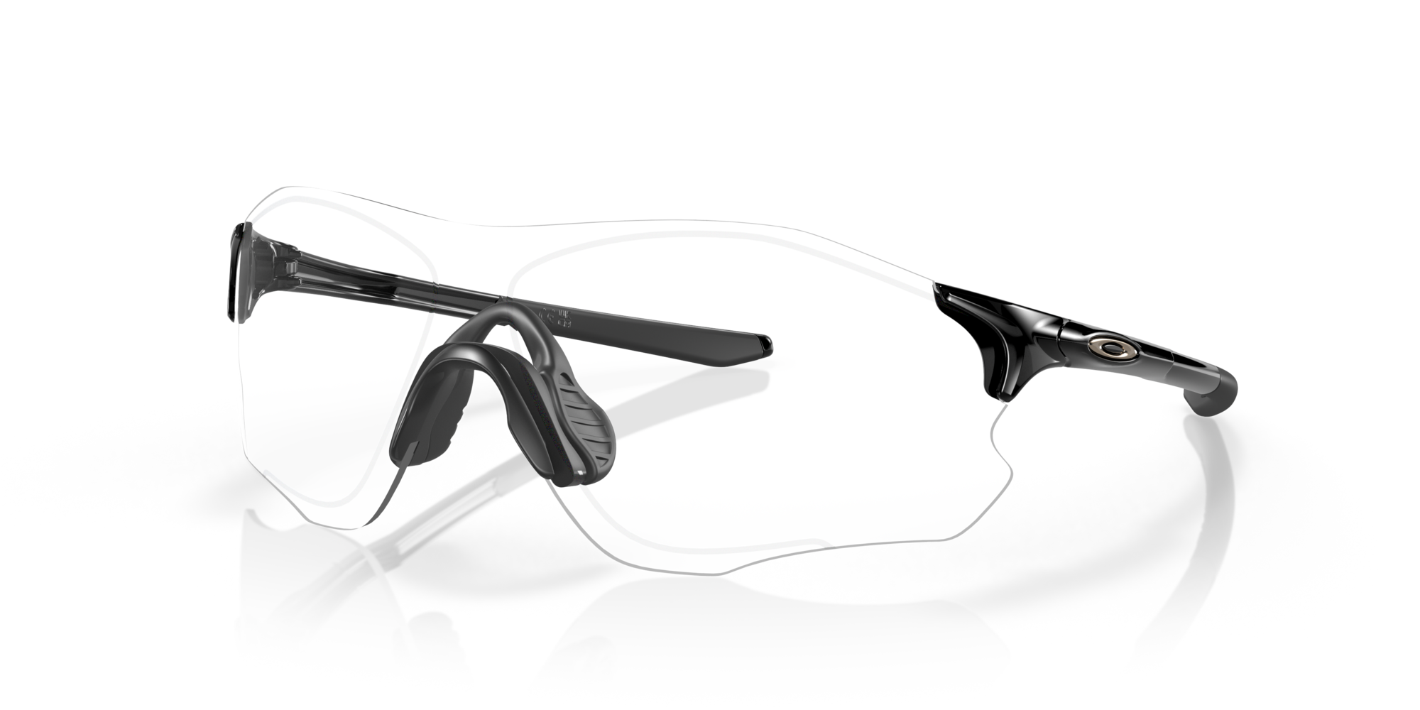 EVZero™ Path® (Low Bridge Fit) Clear Lenses, Polished Black Frame ...