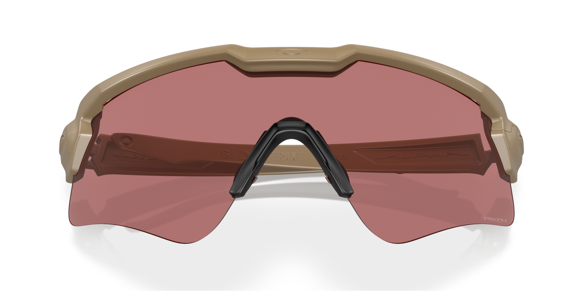 Standard Issue Ballistic M Frame Alpha Lenses, Terrain Tan Frame Sunglasses | Oakley Standard ...