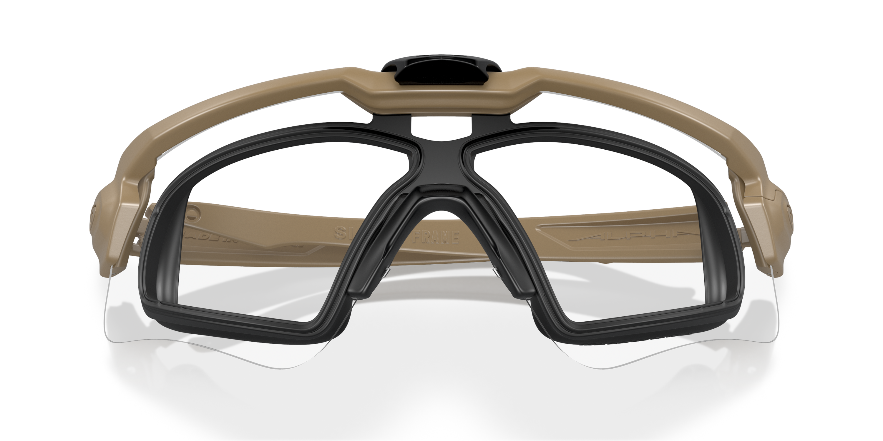 Standard Issue Ballistic M Frame Alpha Laser Lenses, Terrain Tan Frame ...