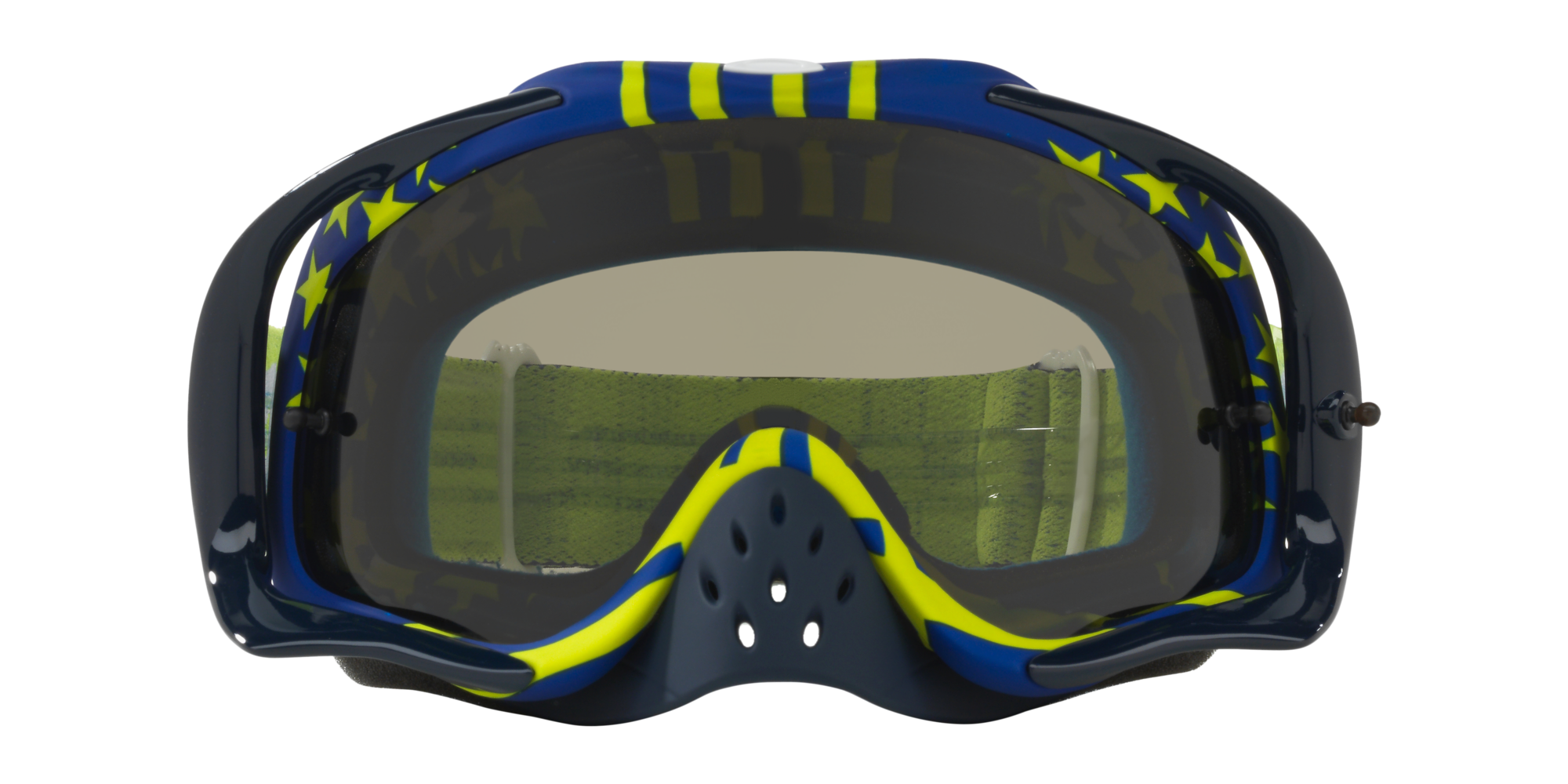 Oakley Crowbar® MX Goggles with Sunday Punchers Strap and Dark Grey ...