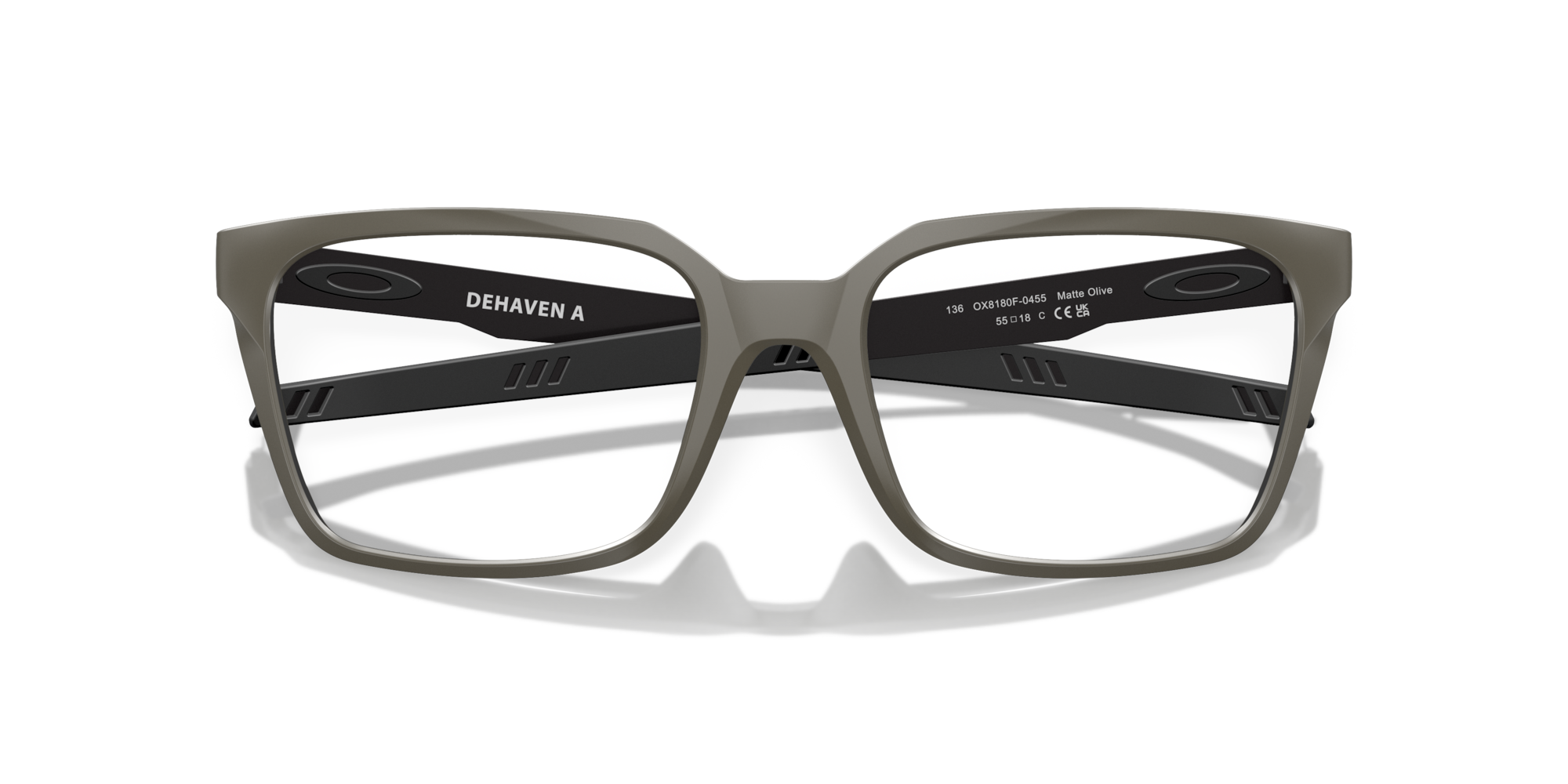 Oakley Dehaven (Low Bridge Fit) Eyeglasses with Matte Olive Frame ...