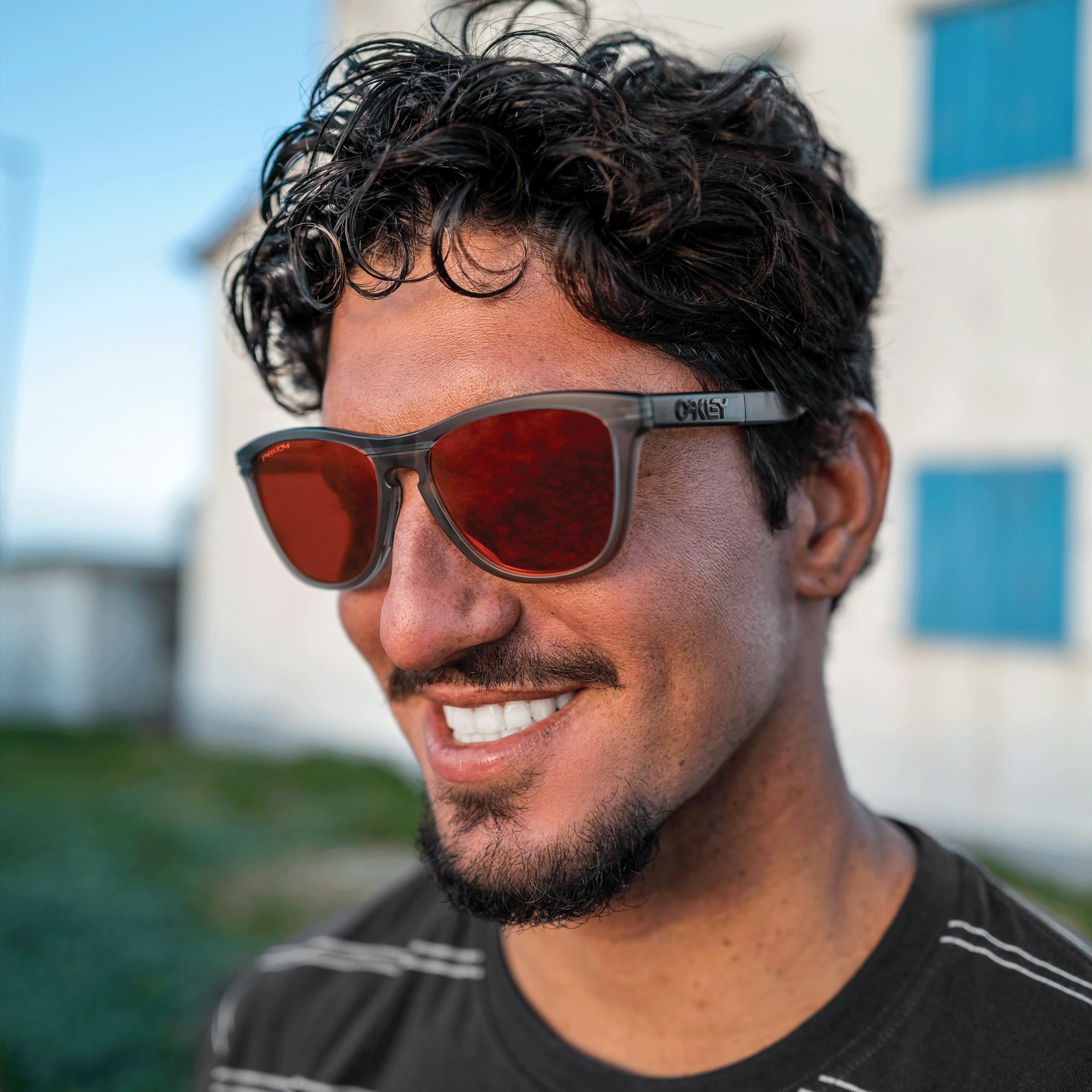 Frogskins™ Range Prizm Ruby Lenses, Matte Grey Smoke/Grey Ink Frame ...