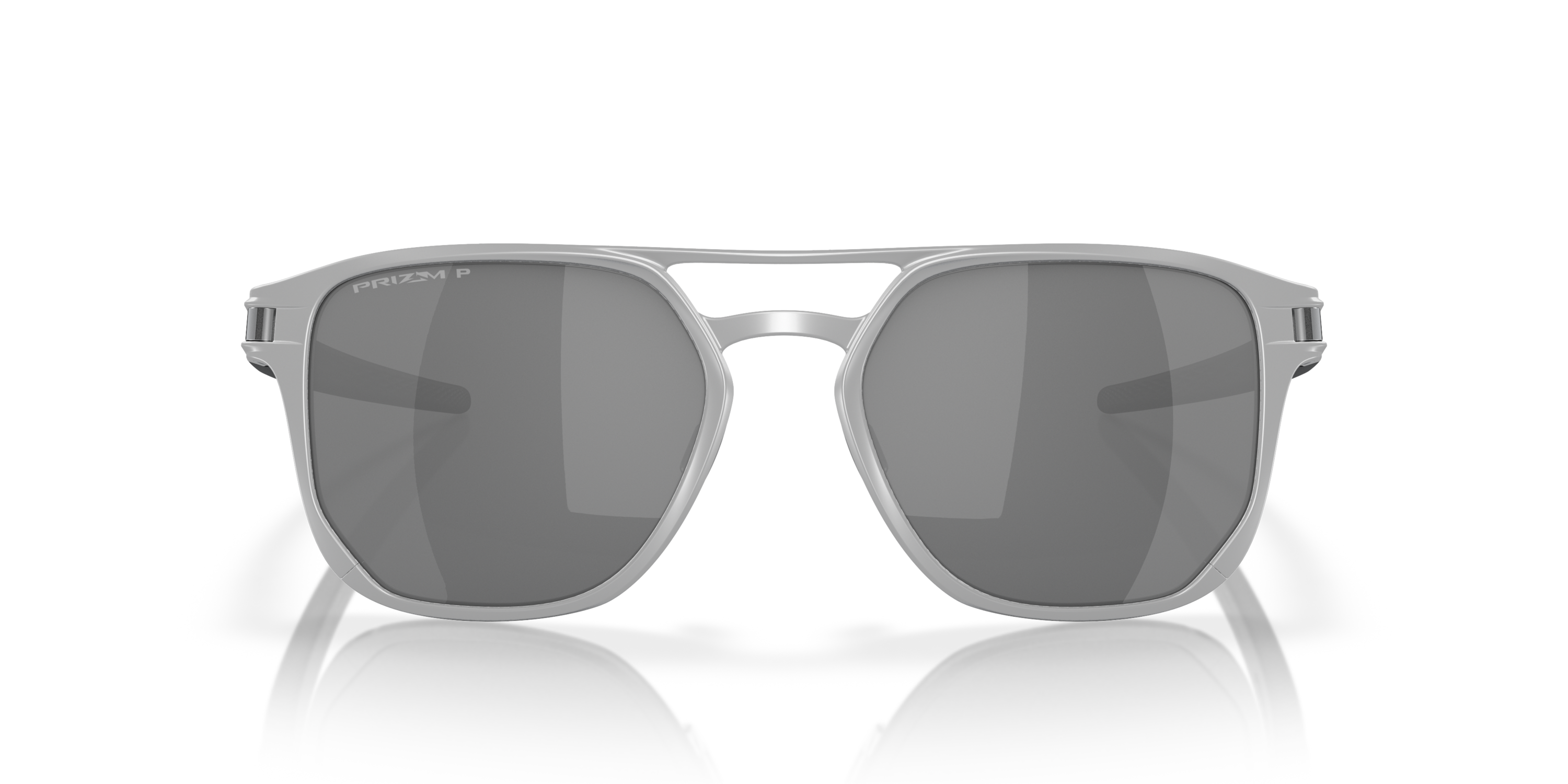 Occhiali da Sole Oakley Latch® Alpha con Montatura Matte Silver e Lente ...