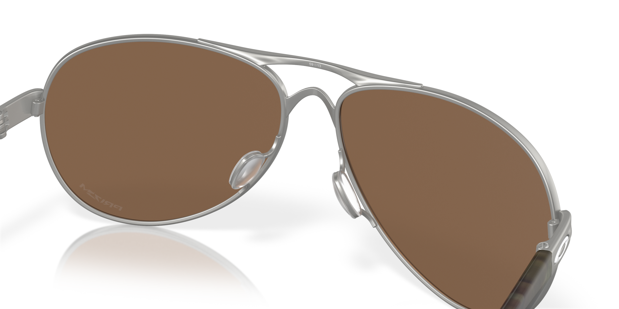 Feedback Prizm Bronze Lenses, Satin Chrome Frame Sunglasses | Oakley® US