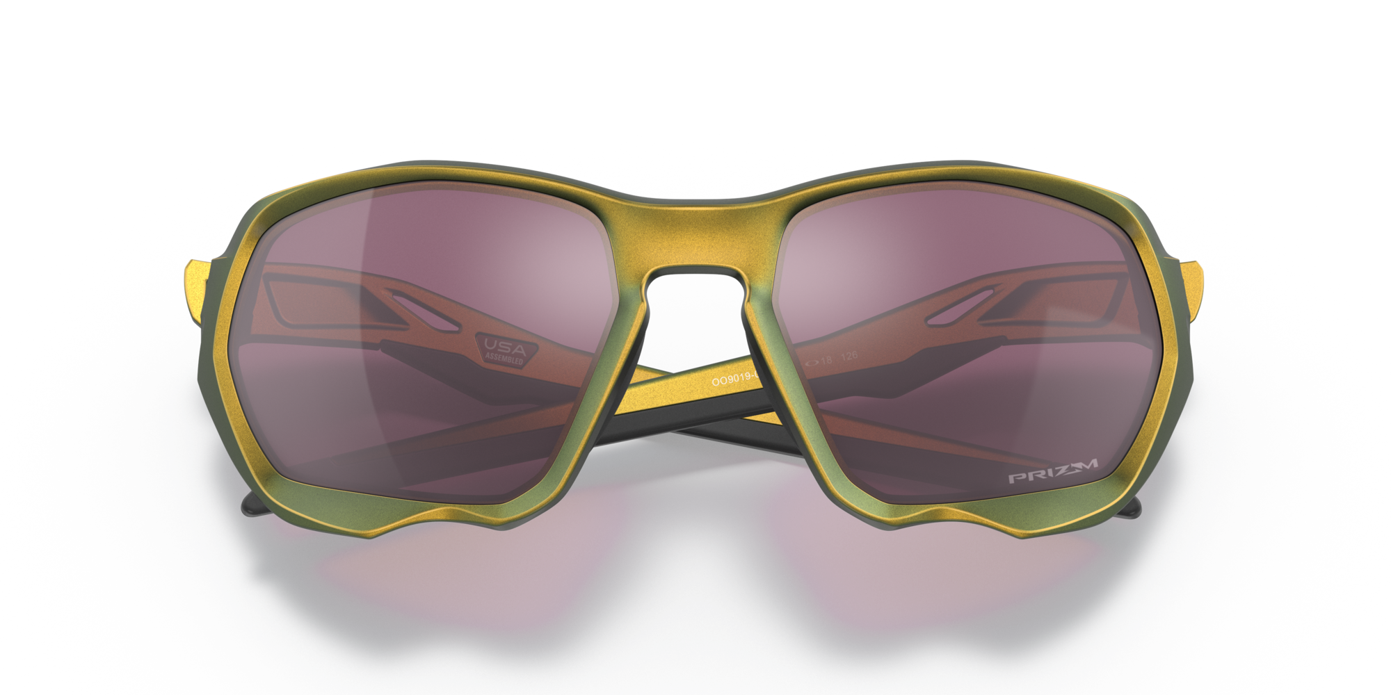 Oakley Plazma - MVP Exclusive Sunglasses with Matte Gold Silver Shift ...