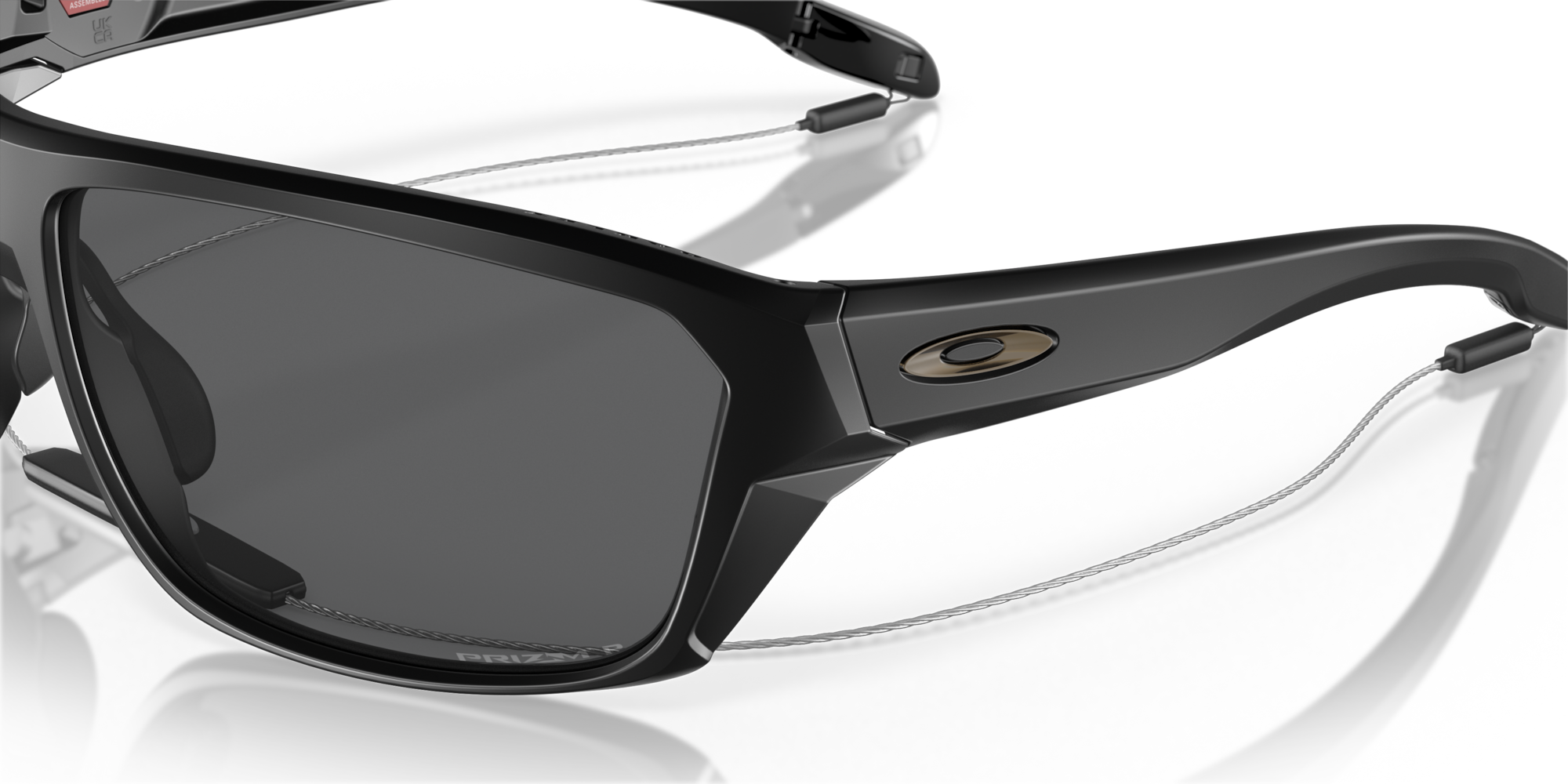 Split Shot Prizm Black Polarized Lenses, Matte Black Frame Sunglasses ...