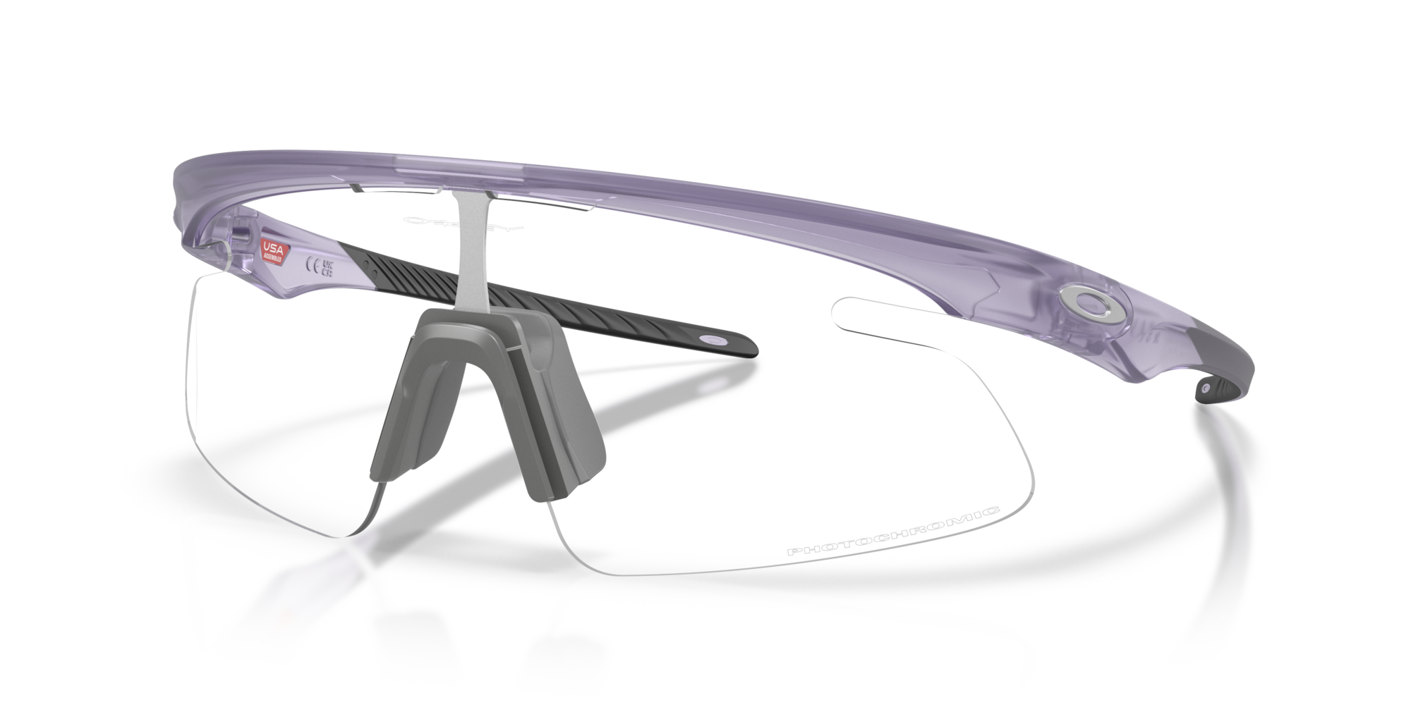 RSLV Lite Clear to Black Iridium Photochromic Lenses, Matte Transparent ...