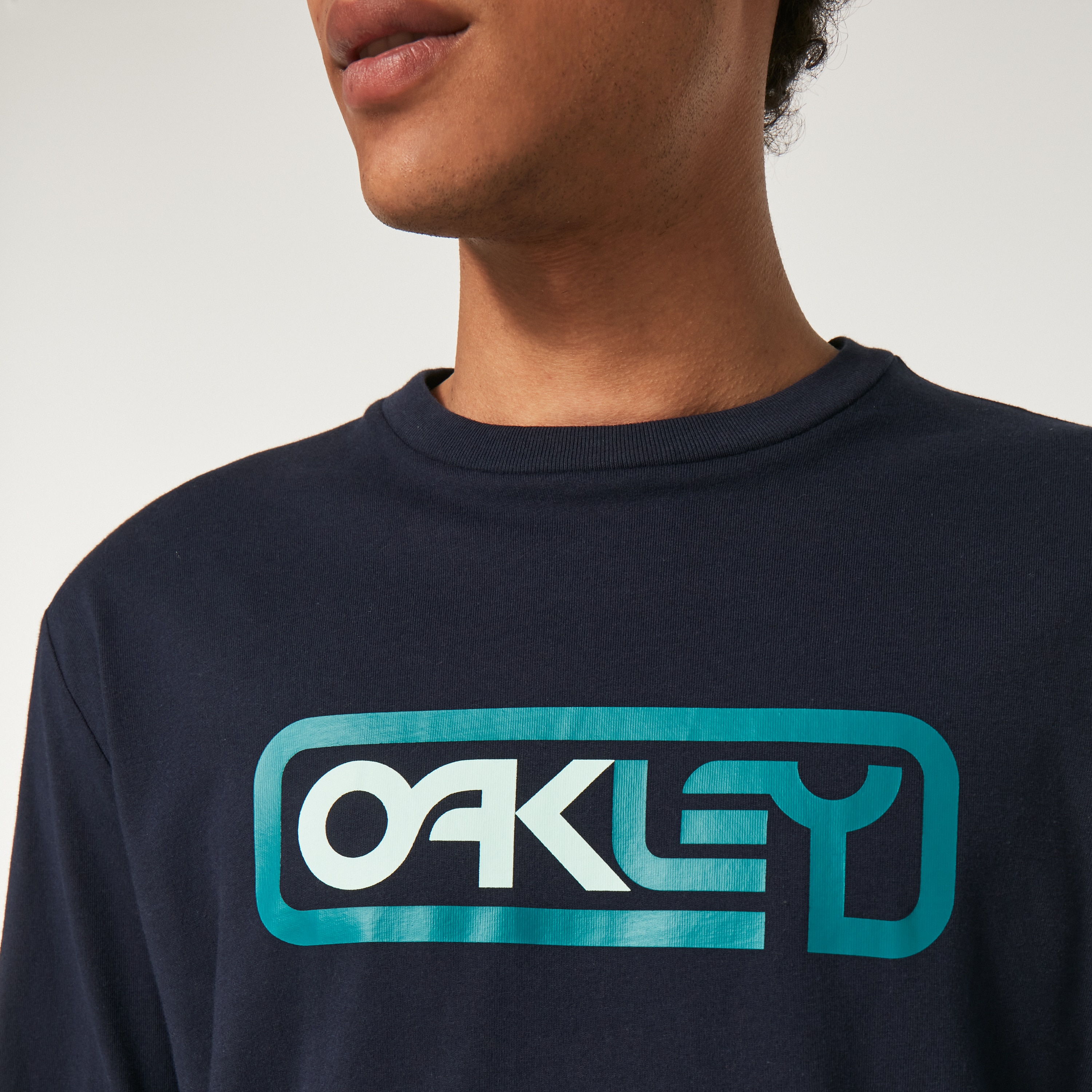 Oakley Locked In B1B Ls Tee - Fathom | Oakley® US