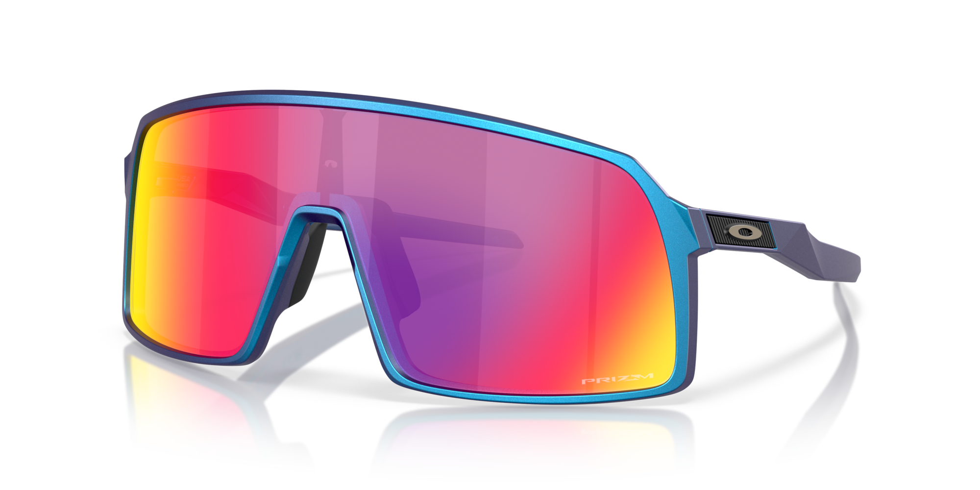 Sutro Prizm Road Lenses, Matte Cyan/Blue Colorshift Frame Sunglasses ...