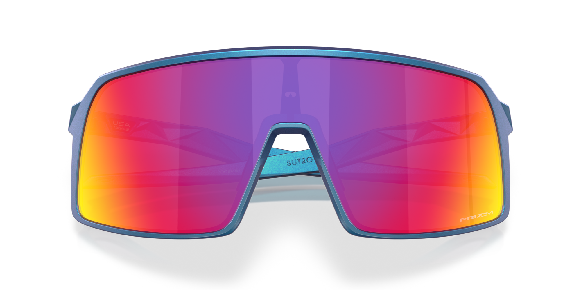 Oakley Sutro Sunglasses with Matte Cyan/Blue Colorshift Frame and Prizm ...