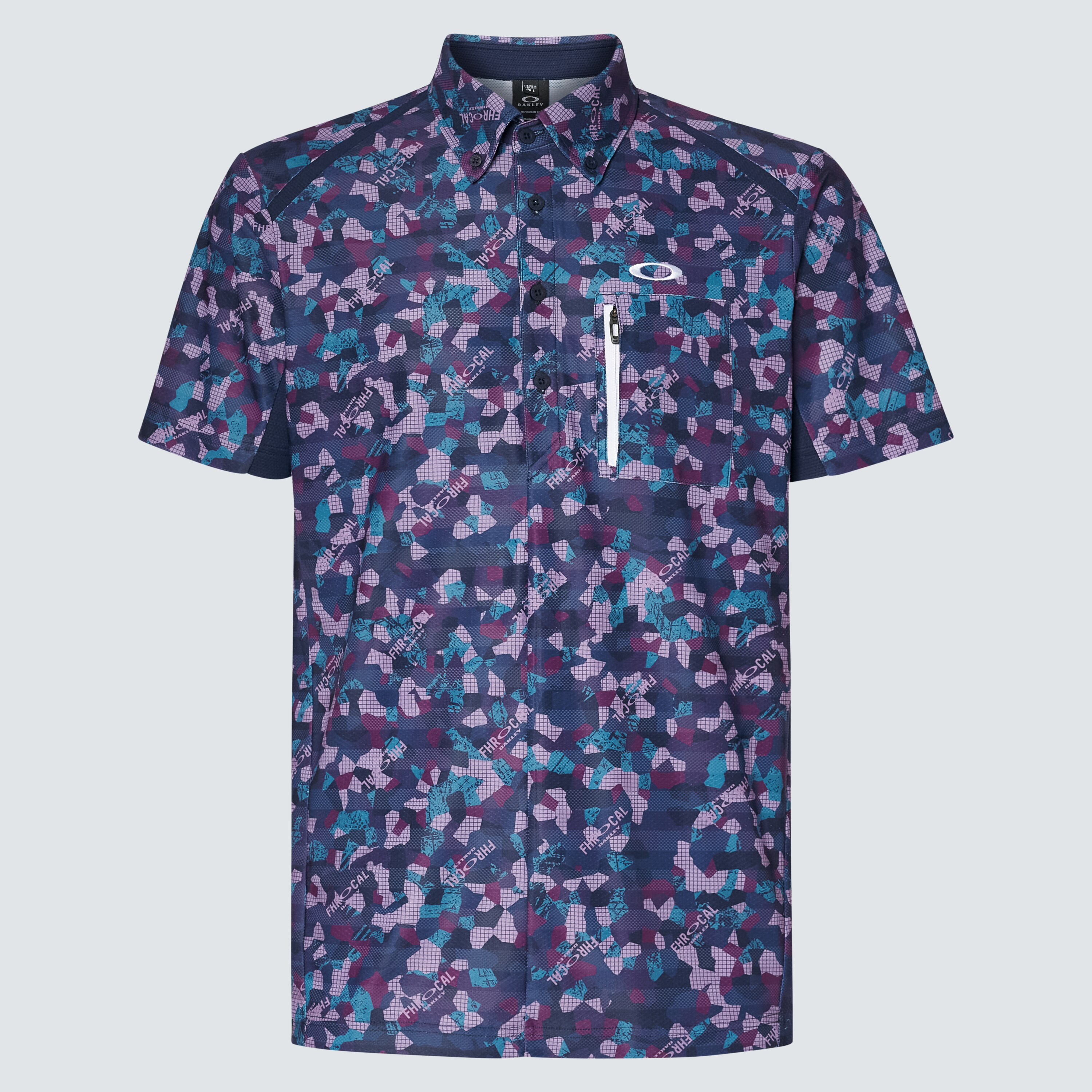 Oakley Oakley Digi Mosaic Graphic Shirt - Blue Storm Print | Oakley® JP