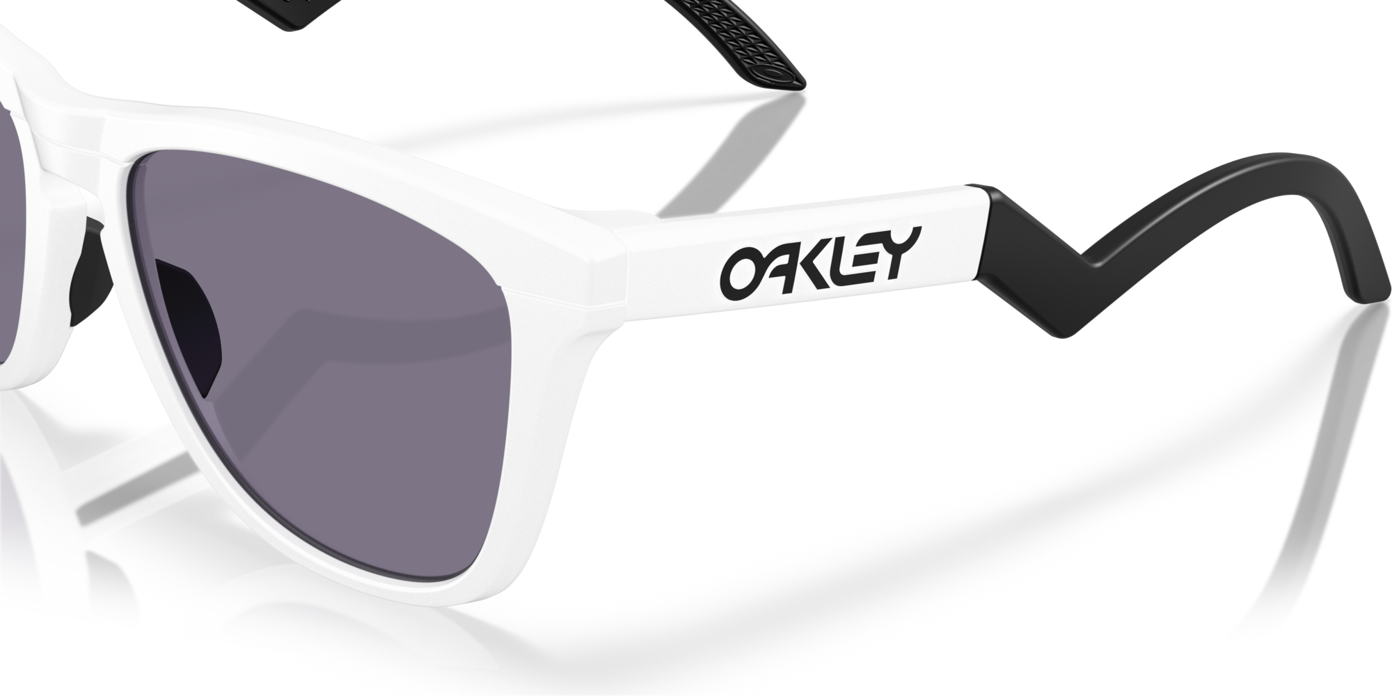 Oakley Frogskins™ Hybrid Sunglasses with Matte White Frame and Prizm ...