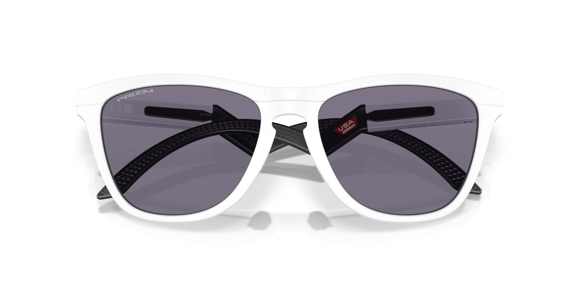 Oakley Frogskins™ Hybrid Sunglasses with Matte White Frame and Prizm ...