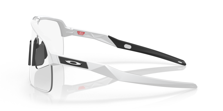 Oakley Sutro Lite Sunglasses with Matte White Frame and Clear to Black ...