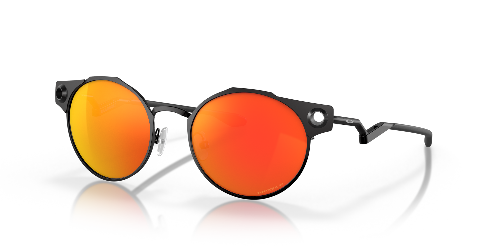 Deadbolt™ Prizm Ruby Polarized Lenses, Satin Black Frame Sunglasses ...