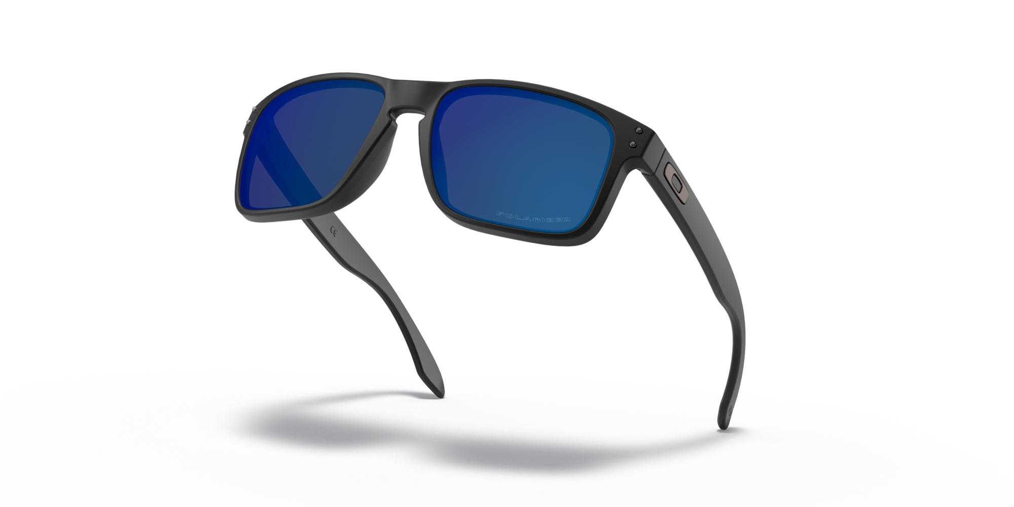 Holbrook™ Ice Iridium Polarized Lenses, Matte Black Frame Sunglasses ...