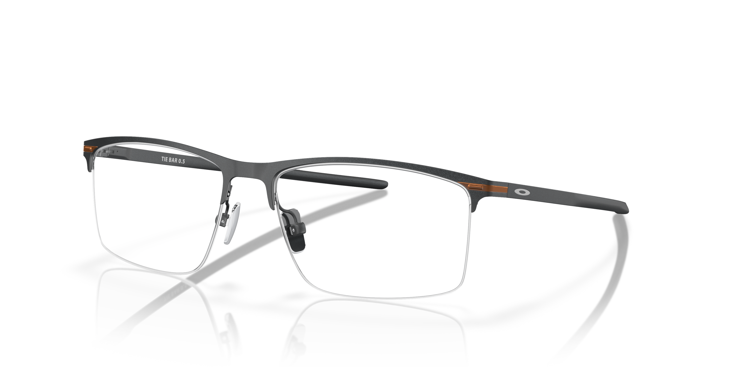 Tie Bar™ 0.5 Satin Light Steel Eyeglasses | Oakley® US