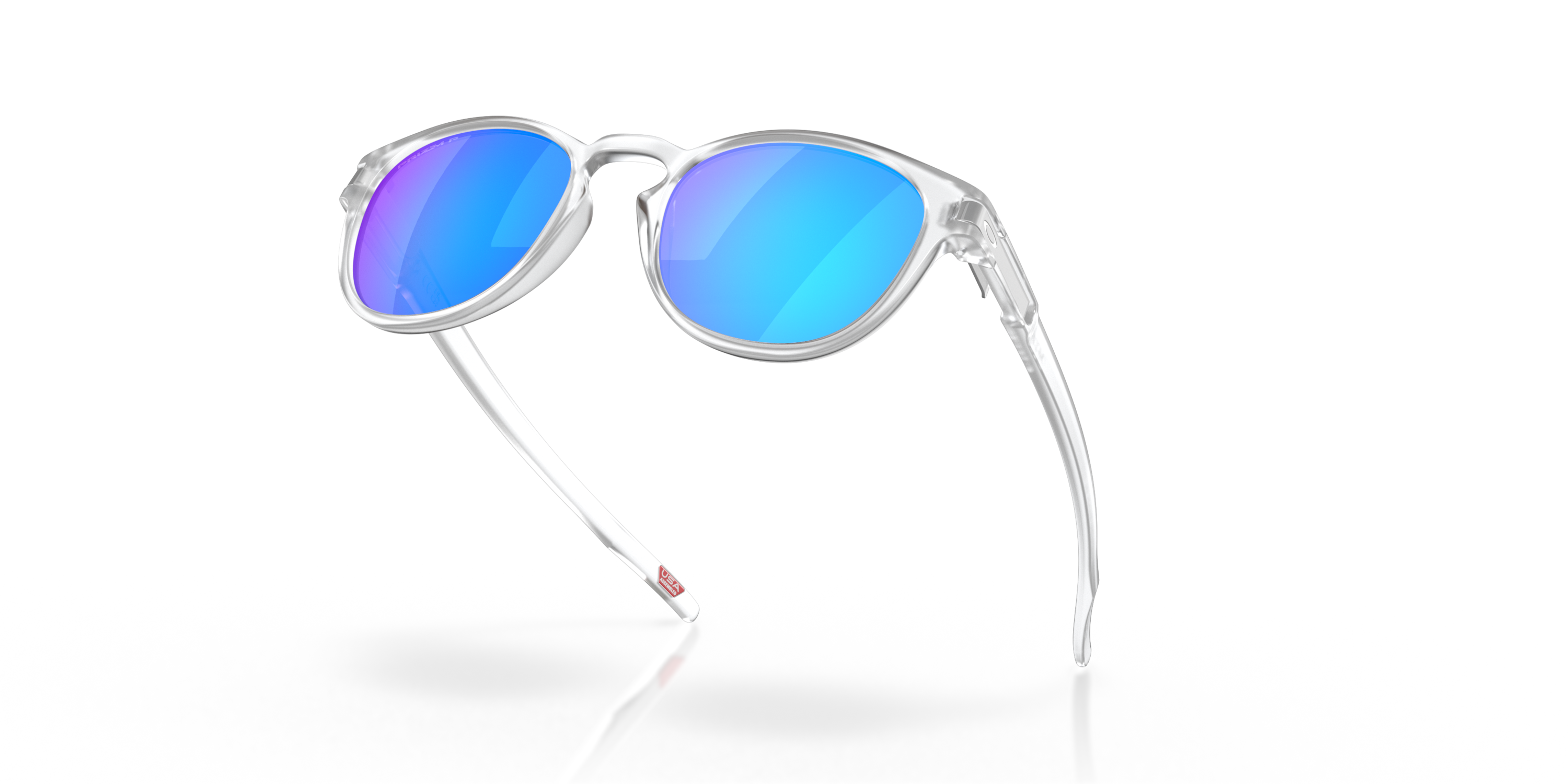 Oakley Latch™ (Low Bridge Fit) Sunglasses with Matte Clear Frame and ...