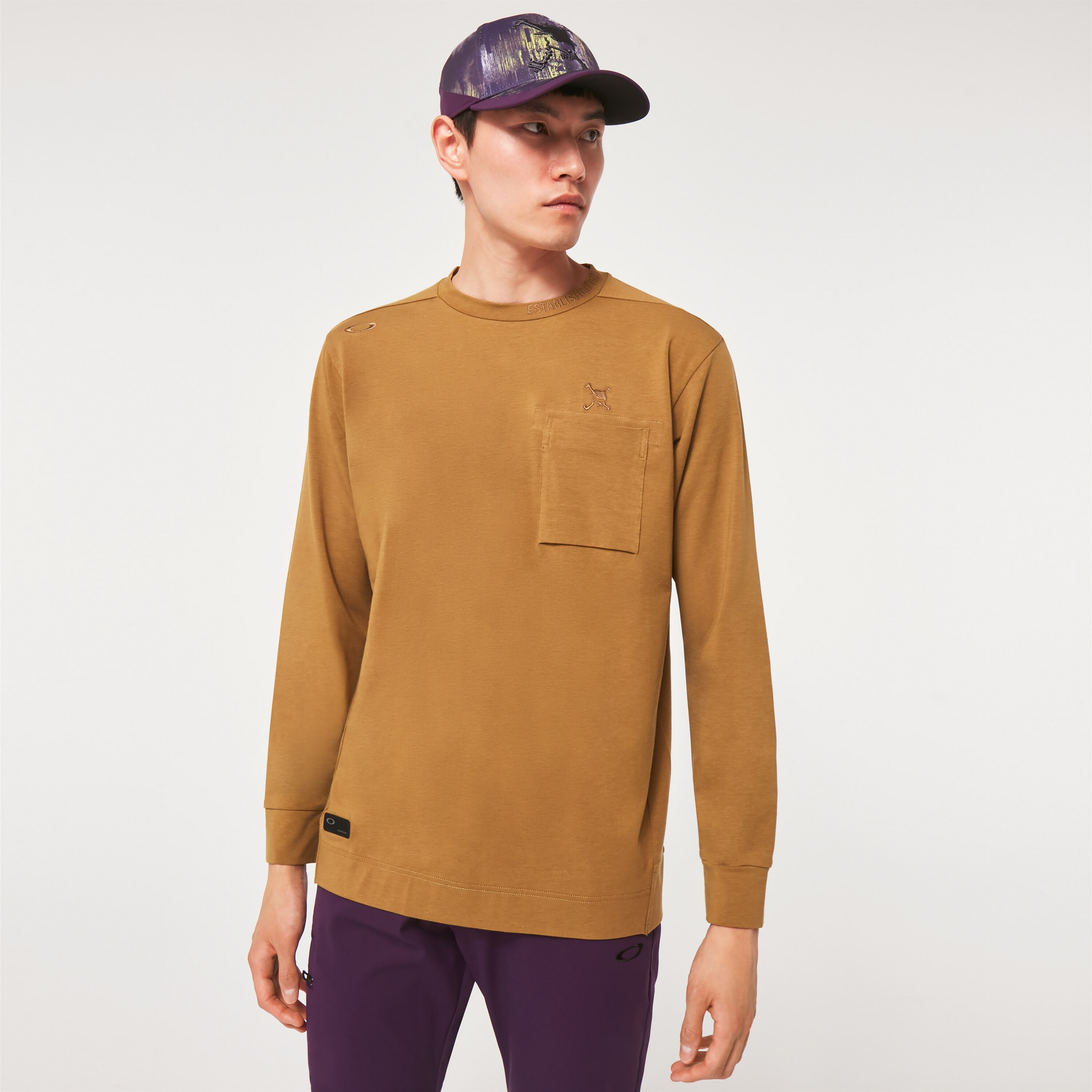 Oakley Skull Common Ls Crew Tee 2.0 - Antique Bronze | Oakley® JP