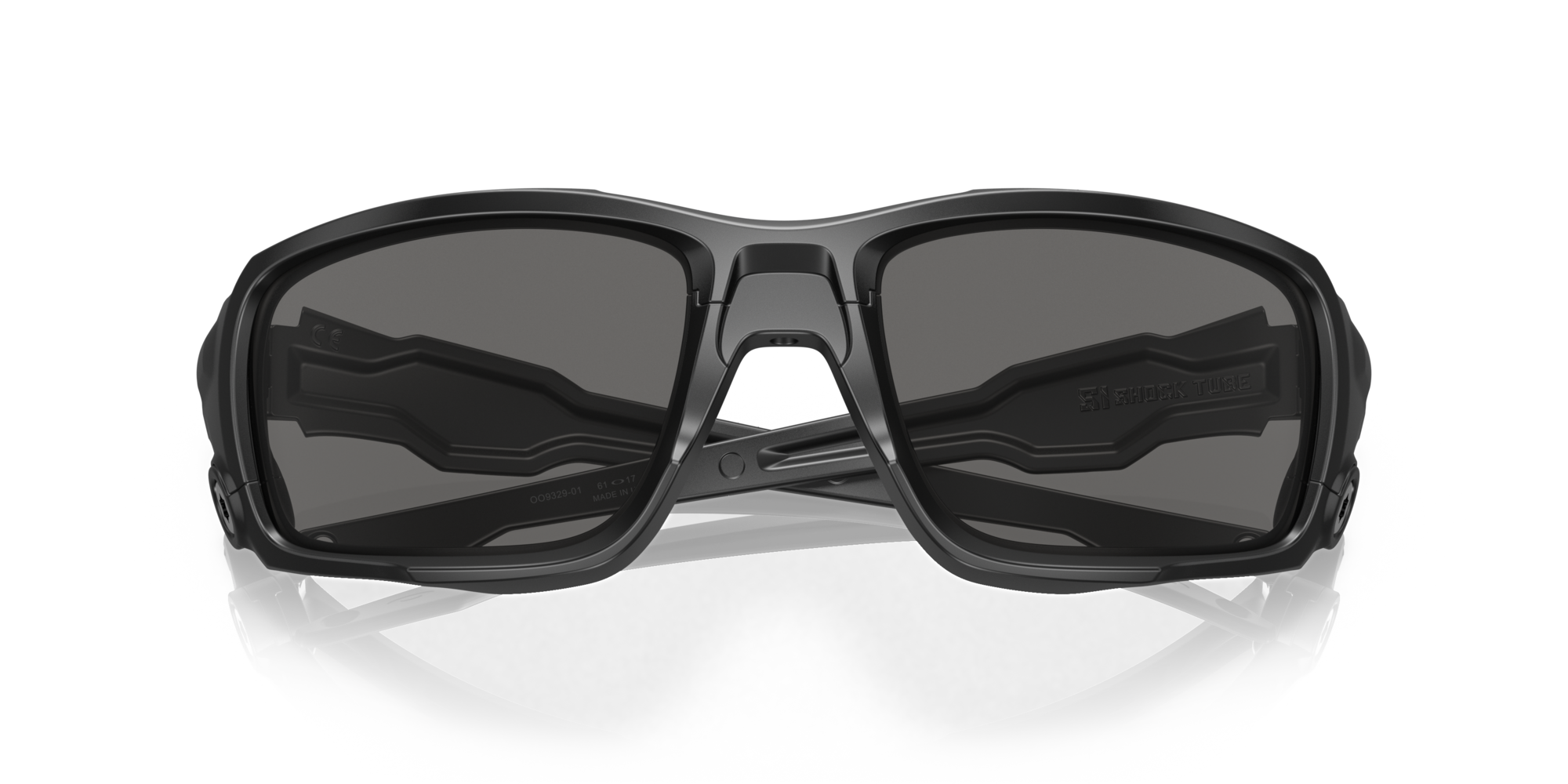 SI Shock Tube® Grey Lenses, Matte Black Frame Sunglasses | Oakley ...