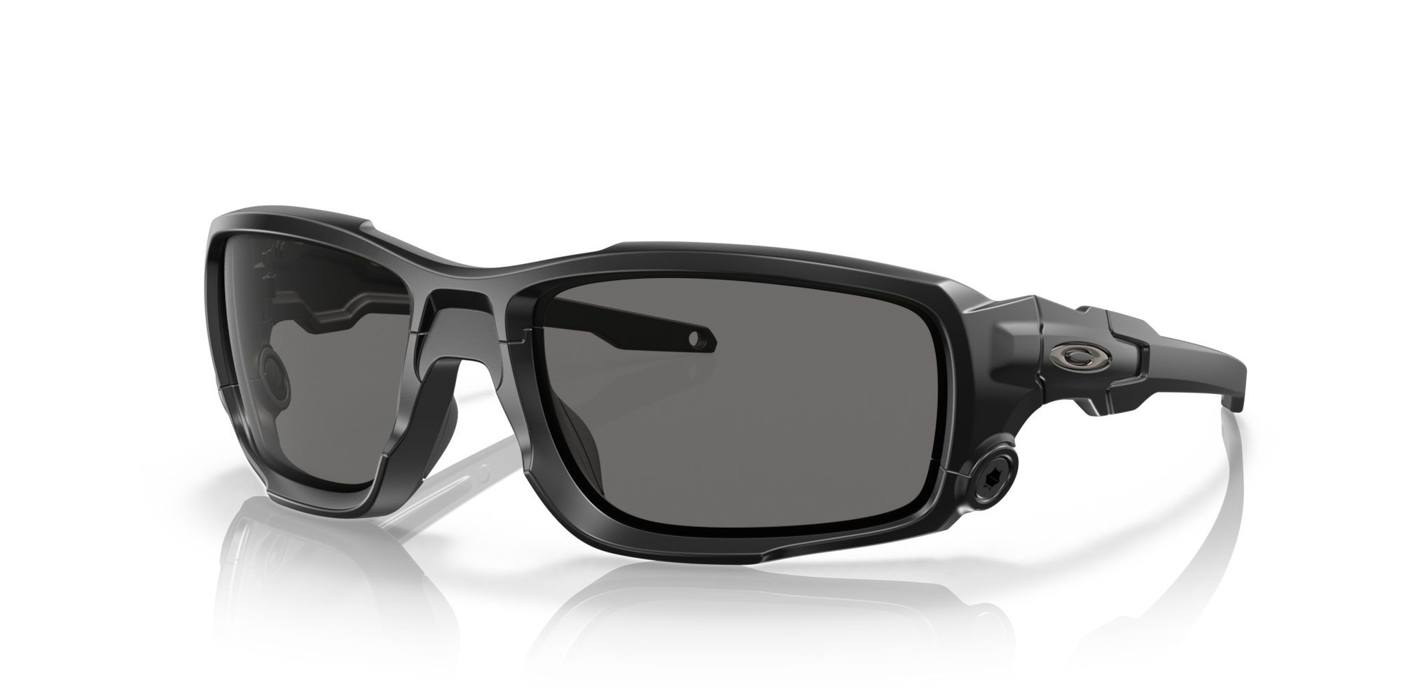 SI Shock Tube® Grey Lenses, Matte Black Frame Sunglasses | Oakley ...