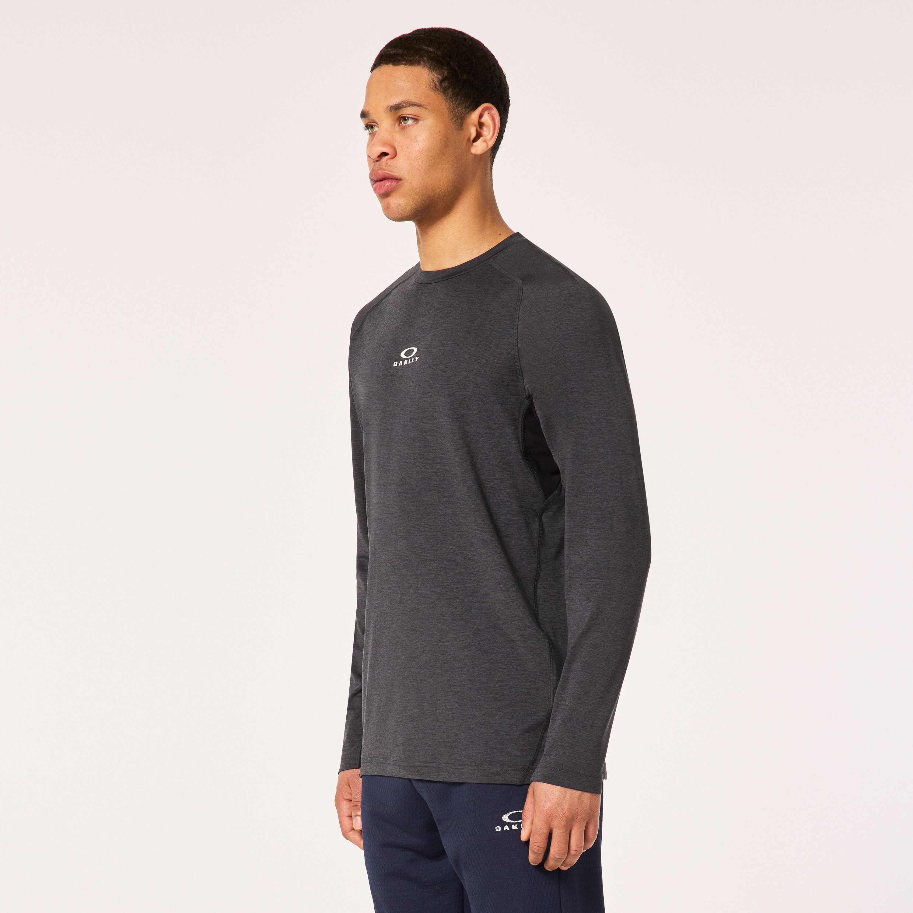 Oakley O Fit Rc LS Tee - Black/Gray Heather | Oakley® US