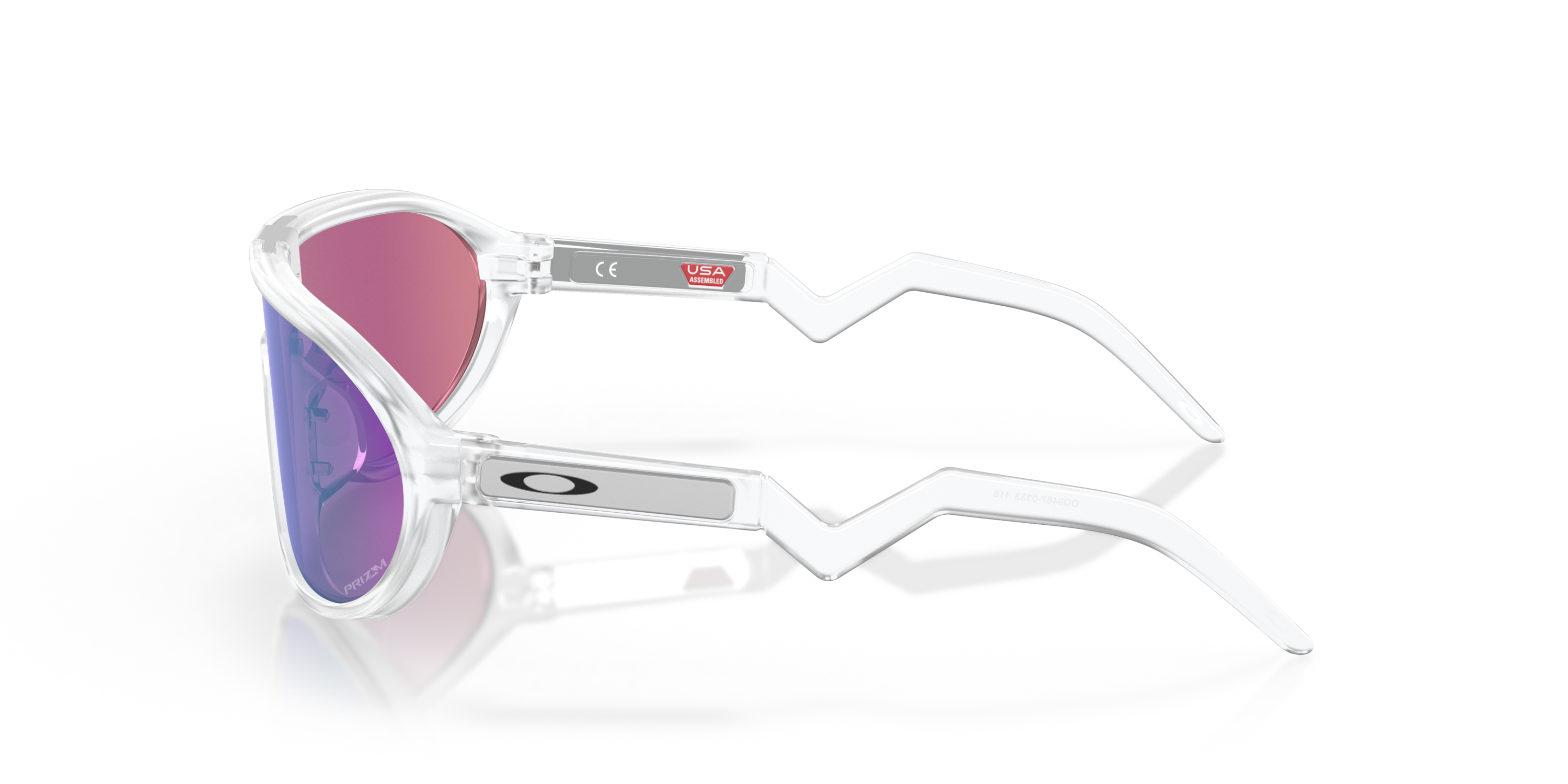 Oakley CMDN Sunglasses with Matte Clear Frame and Prizm Road Jade ...