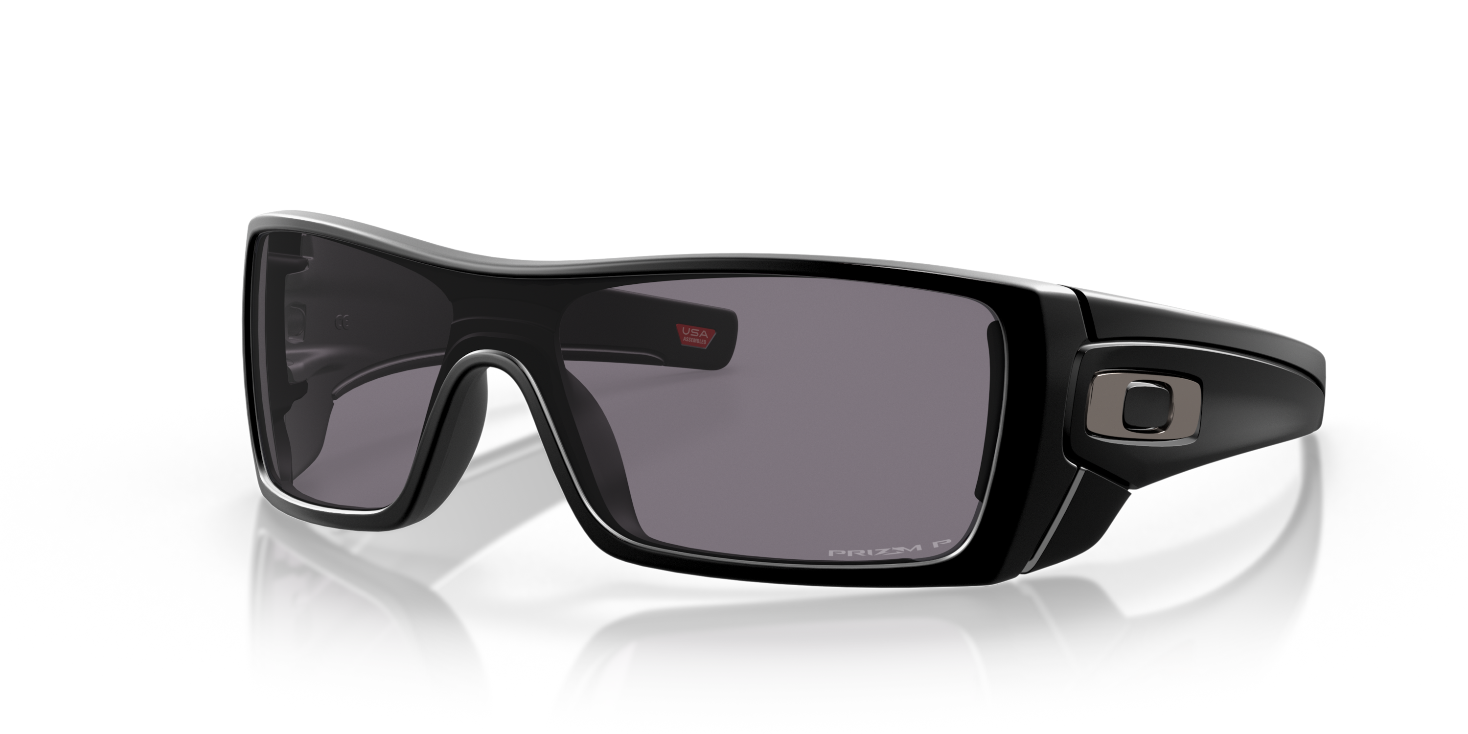 Batwolf® Prizm Grey Polarized Lenses, Matte Black Frame Sunglasses ...