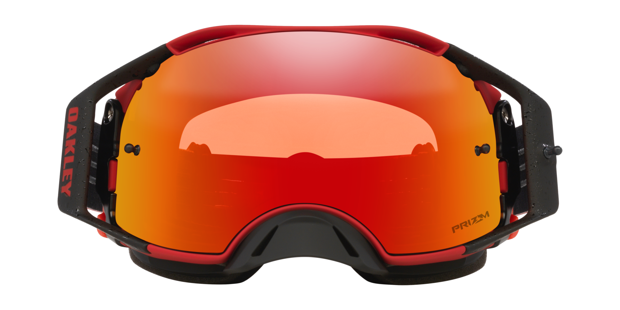 Oakley Airbrake® MX Goggles - Red Motion - Prizm MX Torch Iridium ...